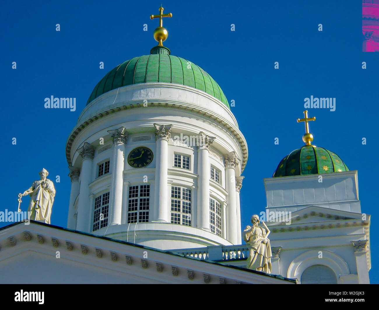 Helsinki Cathedral dominates the urban landscape and is the symbol of ...