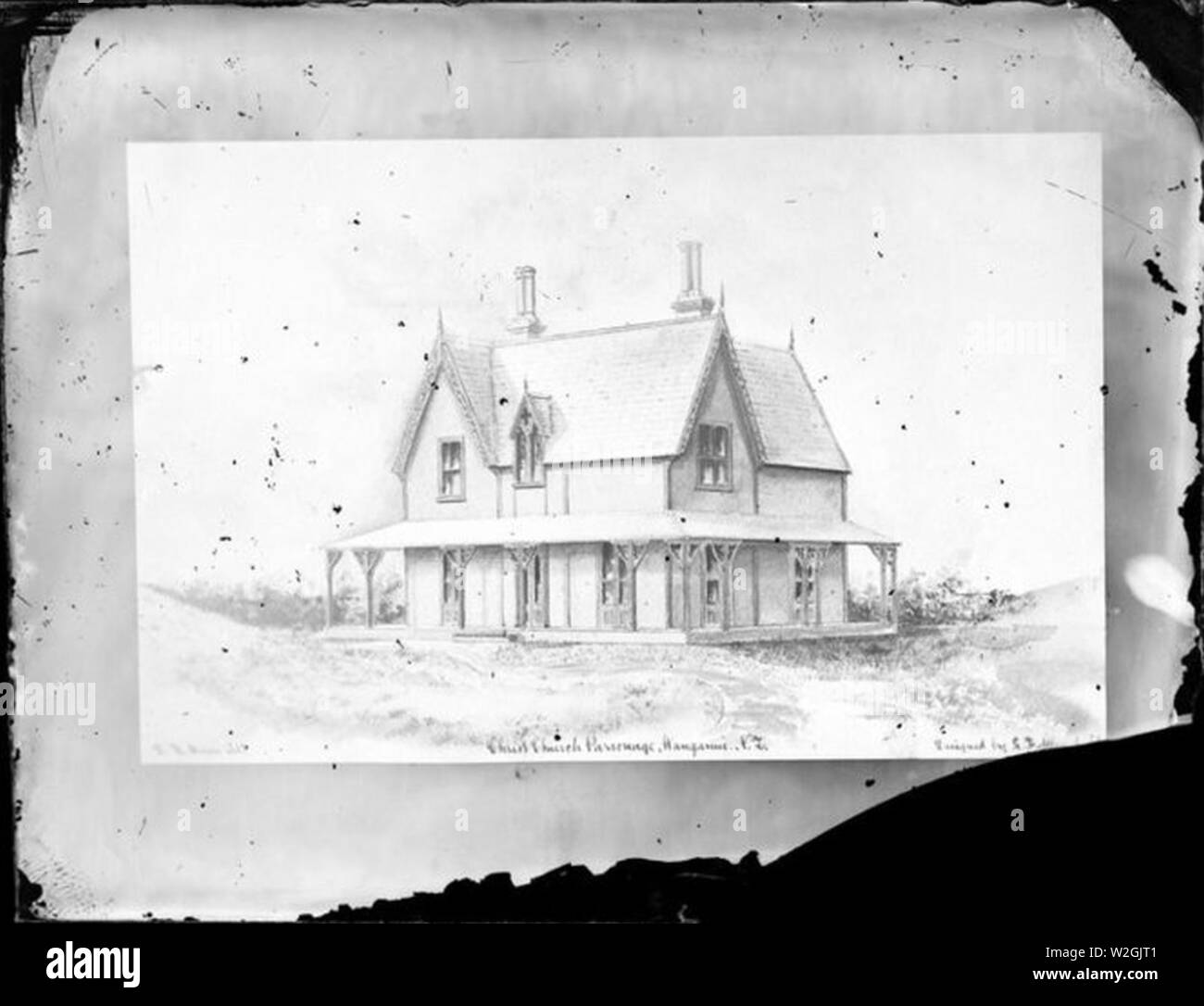 Christ Church Parsonage Wanganui Stock Photo - Alamy