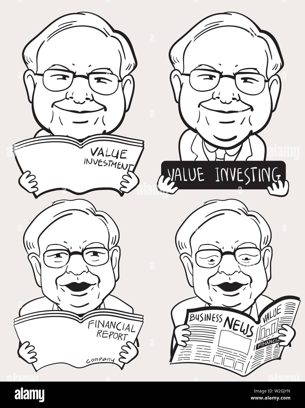 Buffett Clip Art