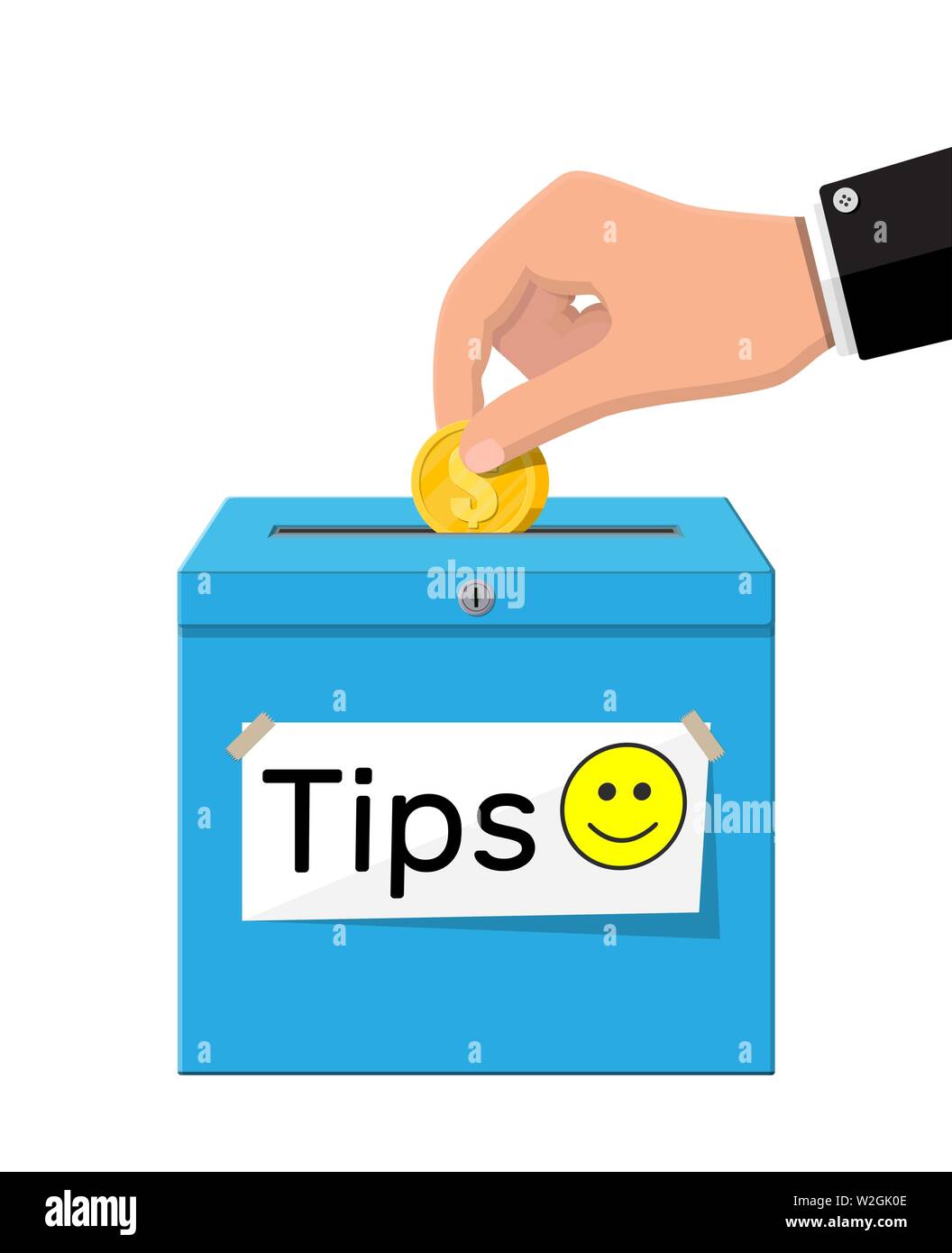 Tip The Waiter Clipart