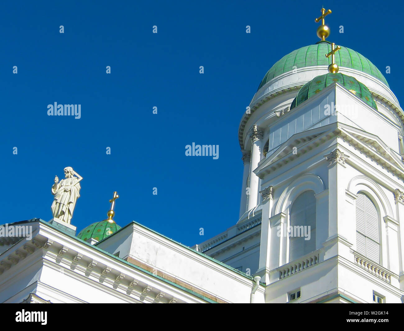 Helsinki Cathedral dominates the urban landscape and is the symbol of ...
