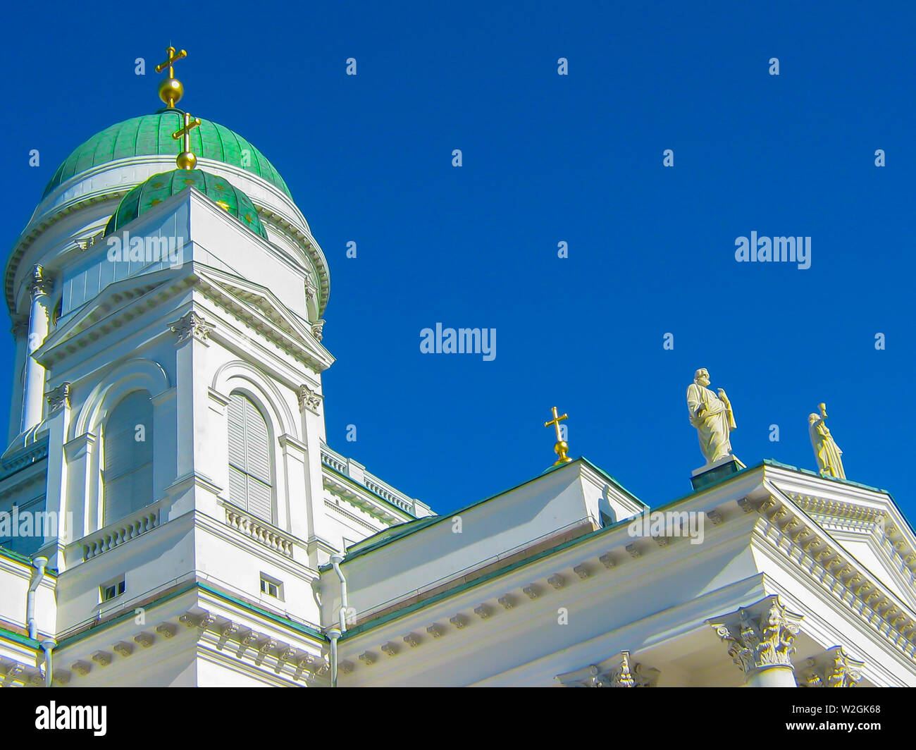 Helsinki Cathedral dominates the urban landscape and is the symbol of ...