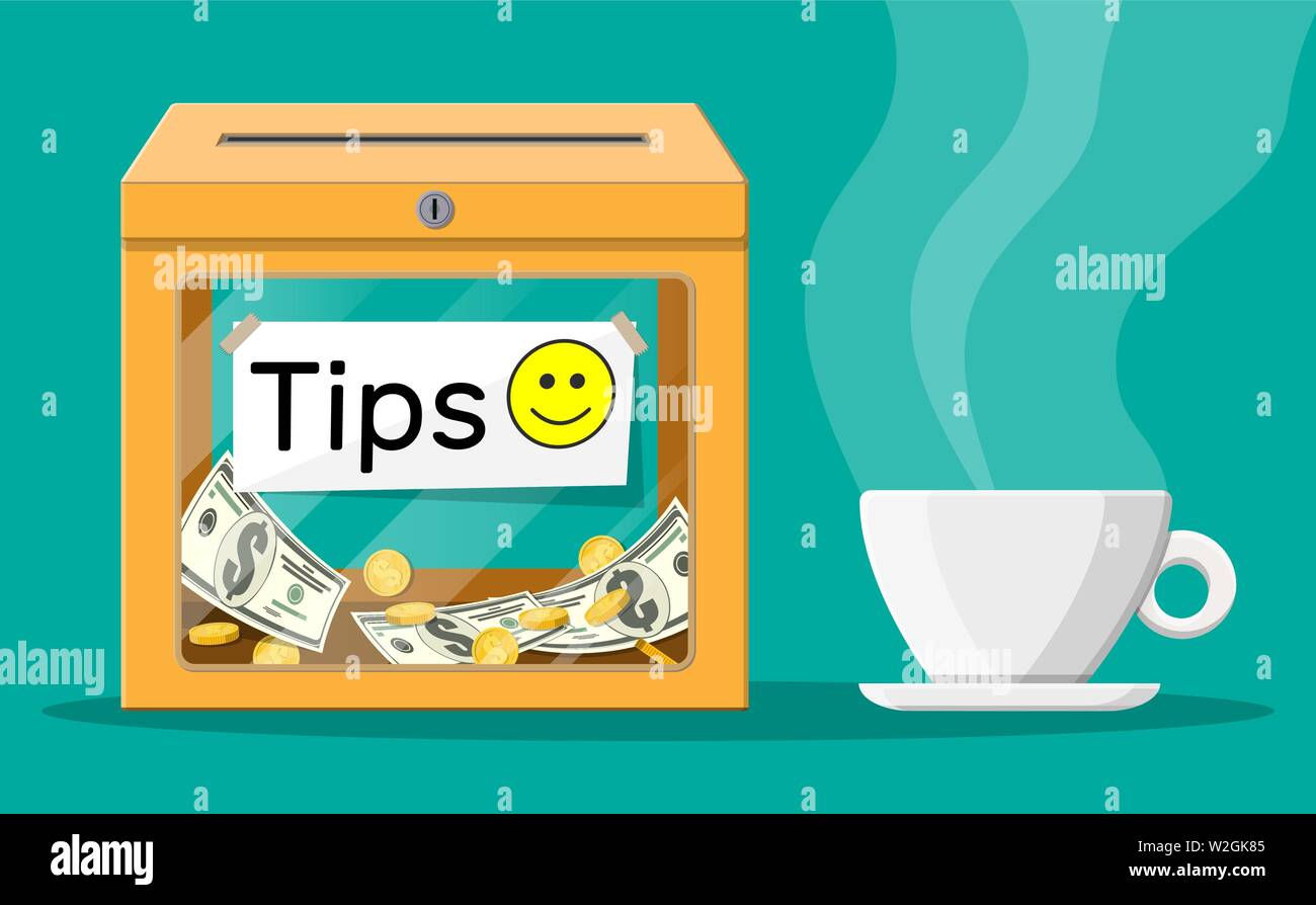 Restaurant tip Stock Vector Images - Alamy