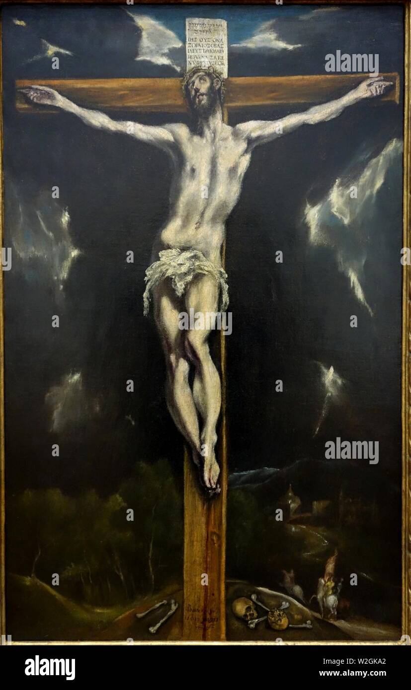 Christ on the Cross by Domenikos Theotokopoulos, called El Greco, c ...