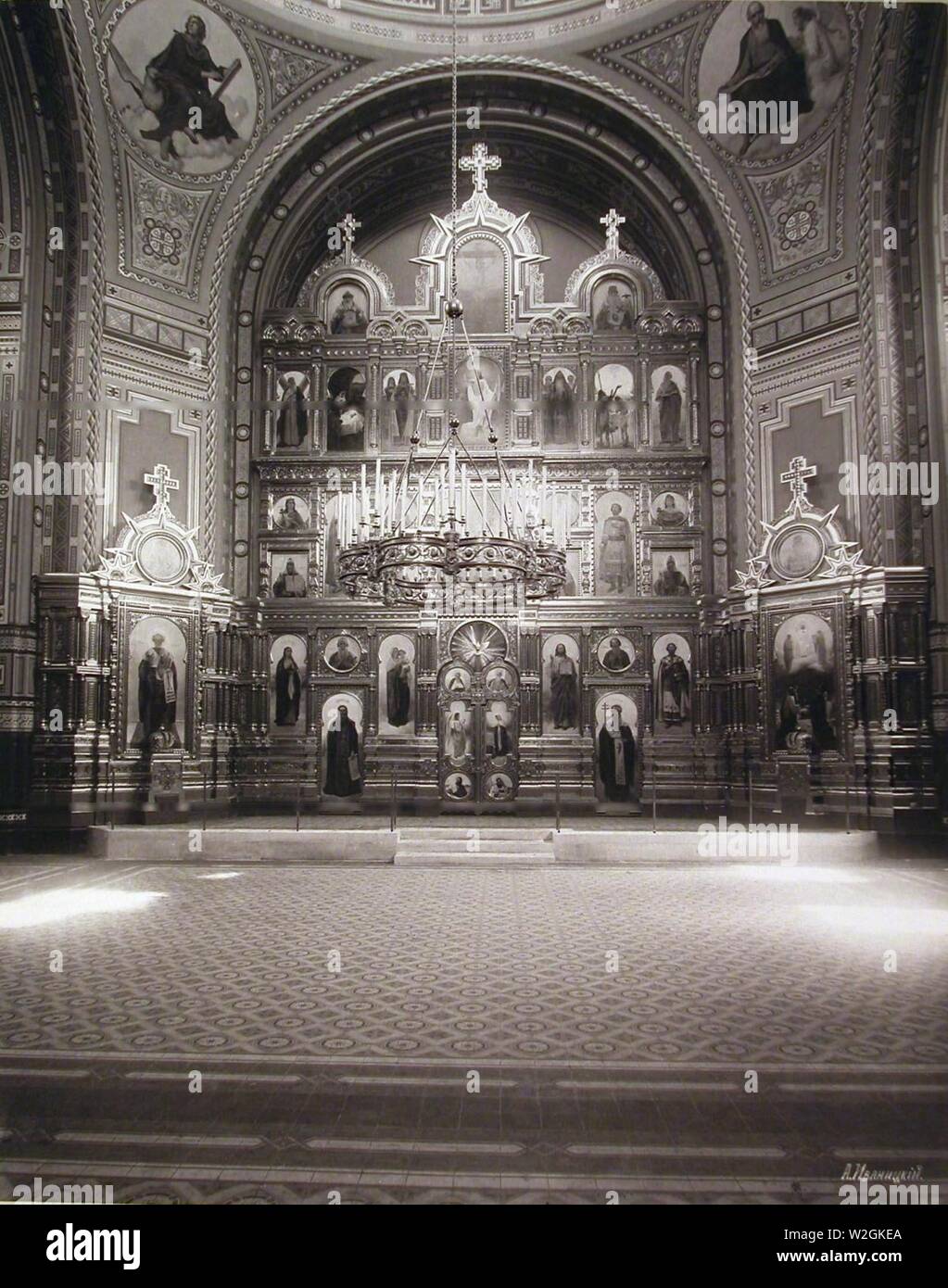 Christ the Savior Cathedral in Borki - Interior view (2 Stock Photo - Alamy