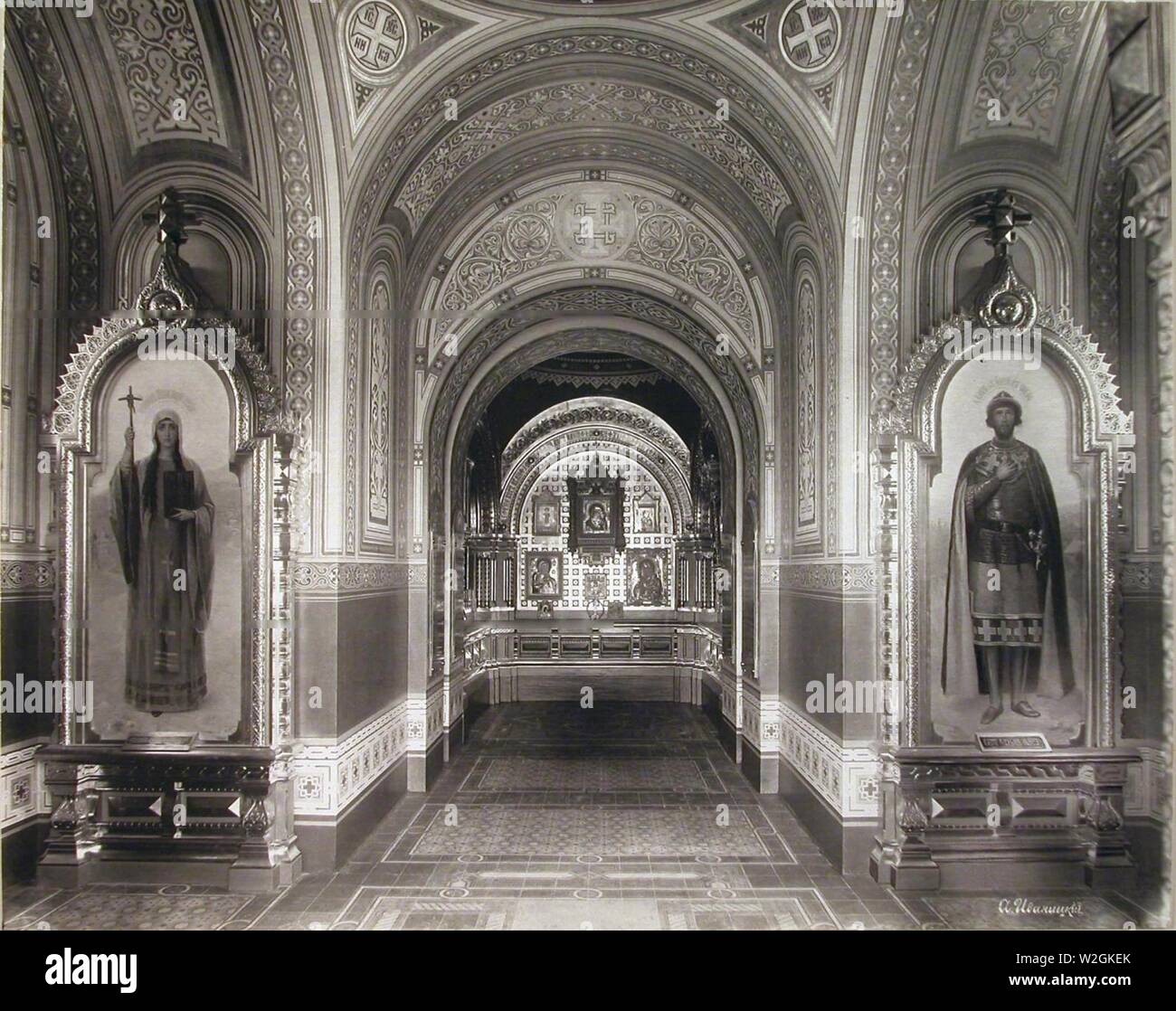 Christ the Savior Cathedral in Borki - Interior view (1 Stock Photo - Alamy