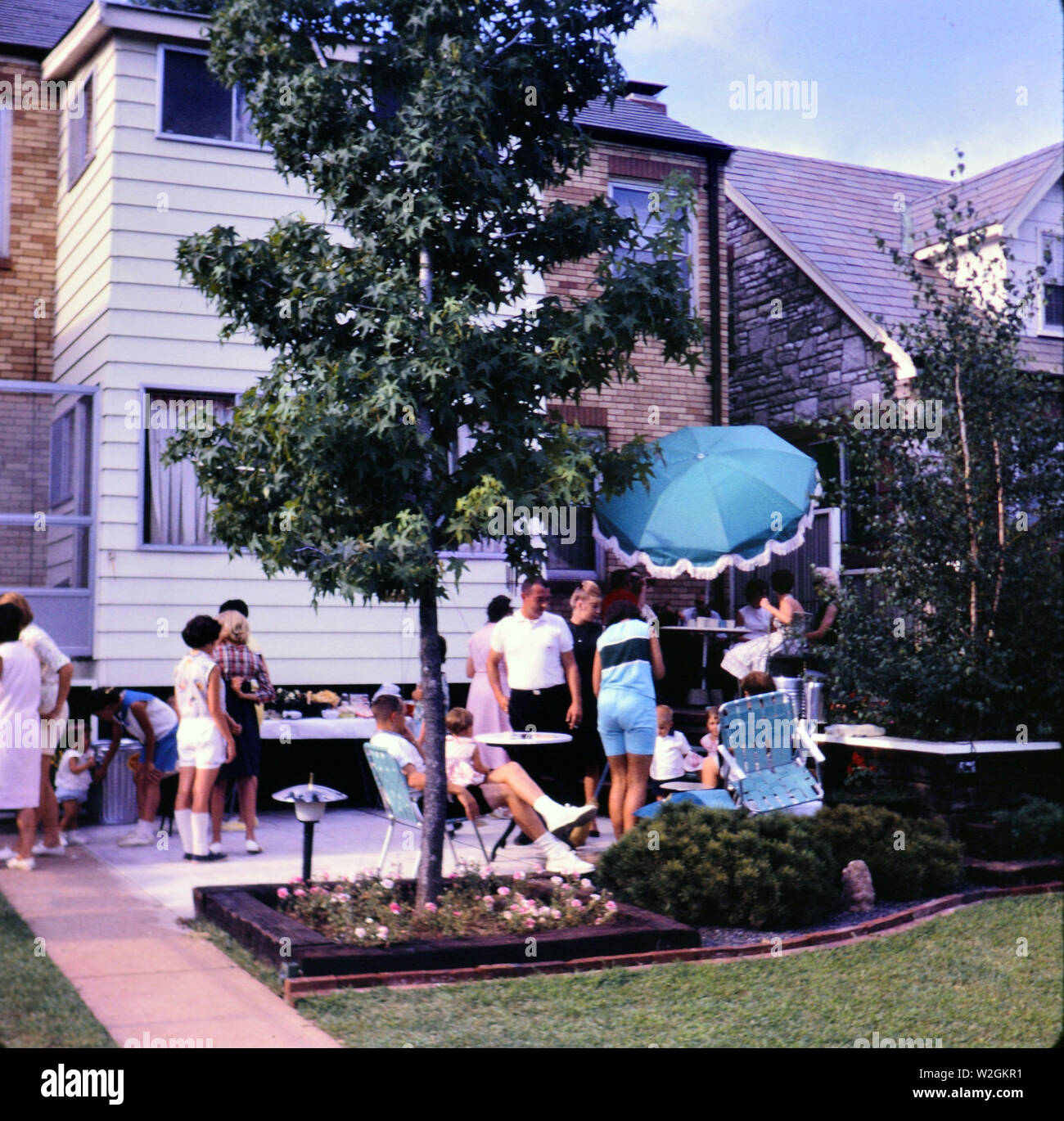 1965 patio party hi-res stock photography and images - Alamy