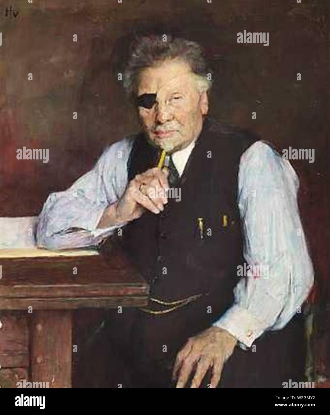 Christian Diederich Lerche by Herman Vedel Stock Photo - Alamy