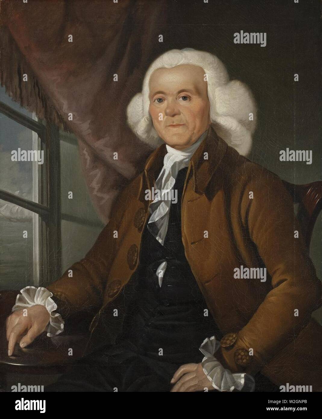 Christian Gullager - Portrait of Daniel Waldo Sr Stock Photo - Alamy