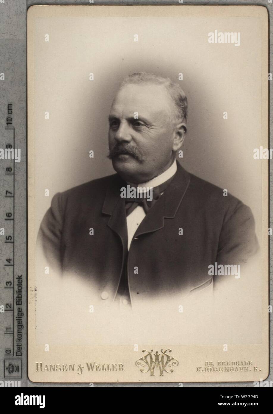 Christian Juel-Brockdorff by Hansen & Weller Stock Photo - Alamy