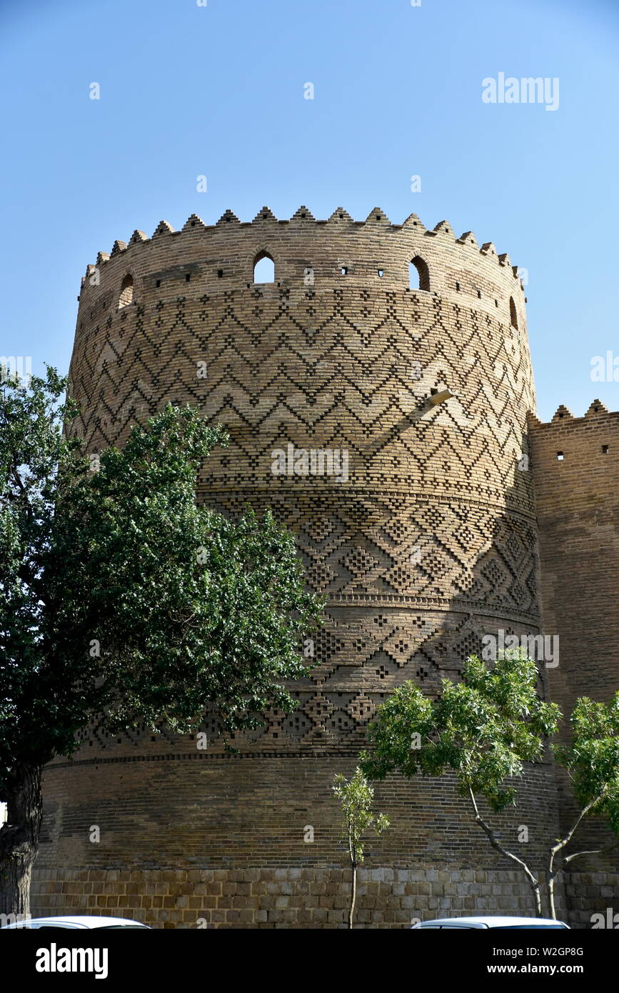 Arg of Karim Khan, Shiraz, Fars Province, Iran, June 23, 2019, outside ...