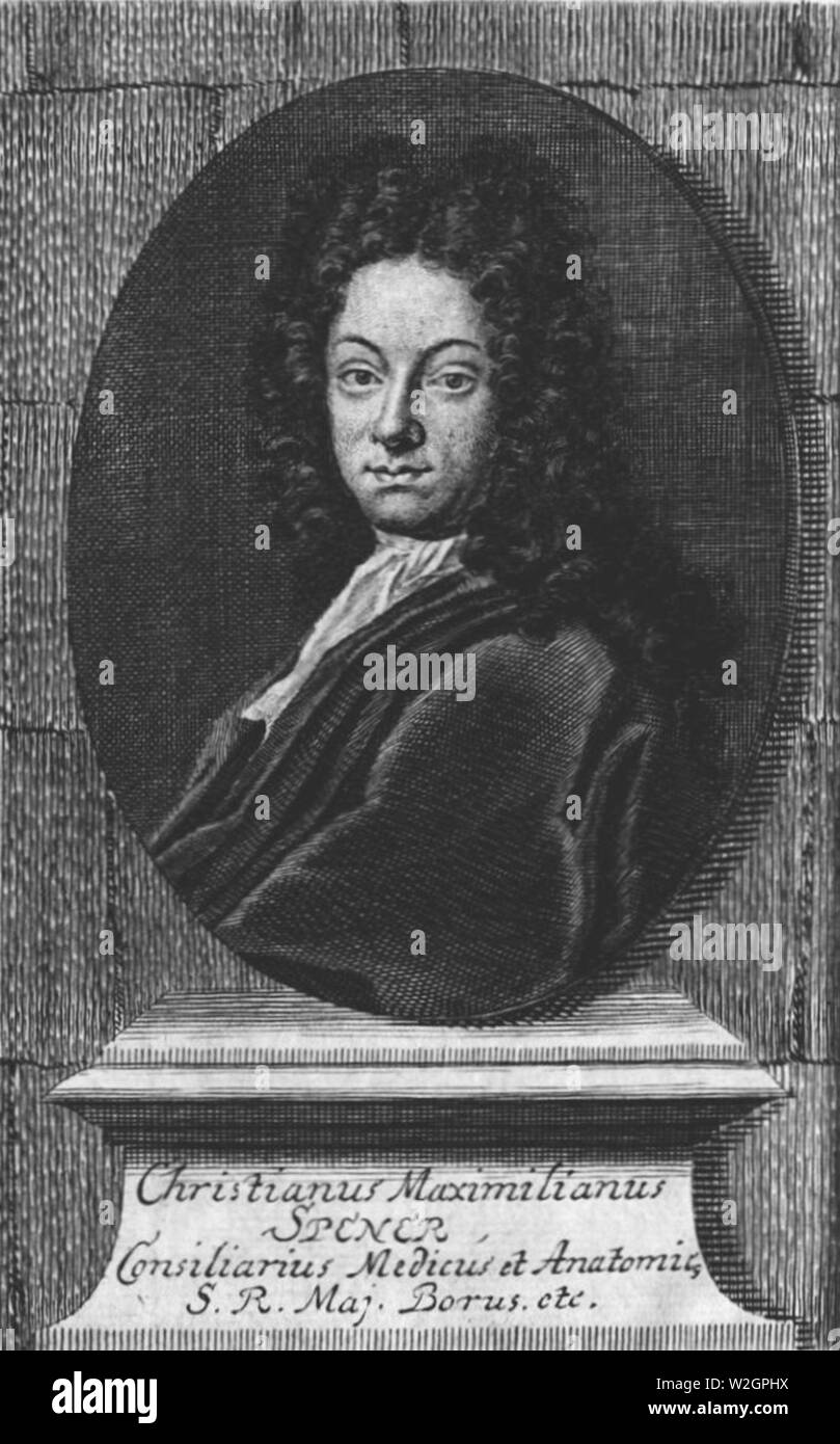 Christian Maximilian Spener Stock Photo - Alamy