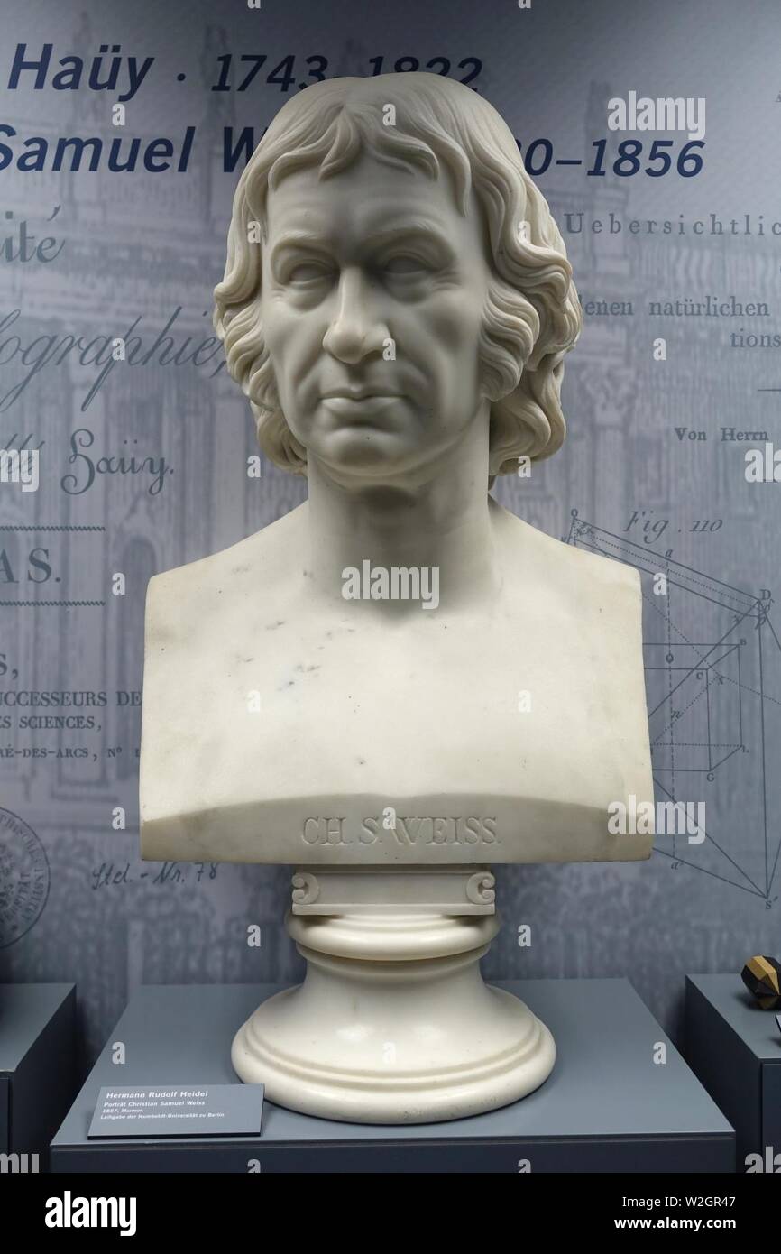 Christian Samuel Weiss by Hermann Rudolf Heidel, 1857 Stock Photo - Alamy
