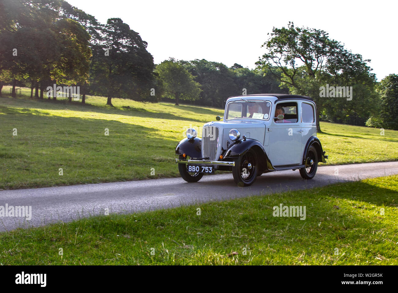 1938 30s thirties pre-war grey Austin 7 885 cc, at the Classic Car ...