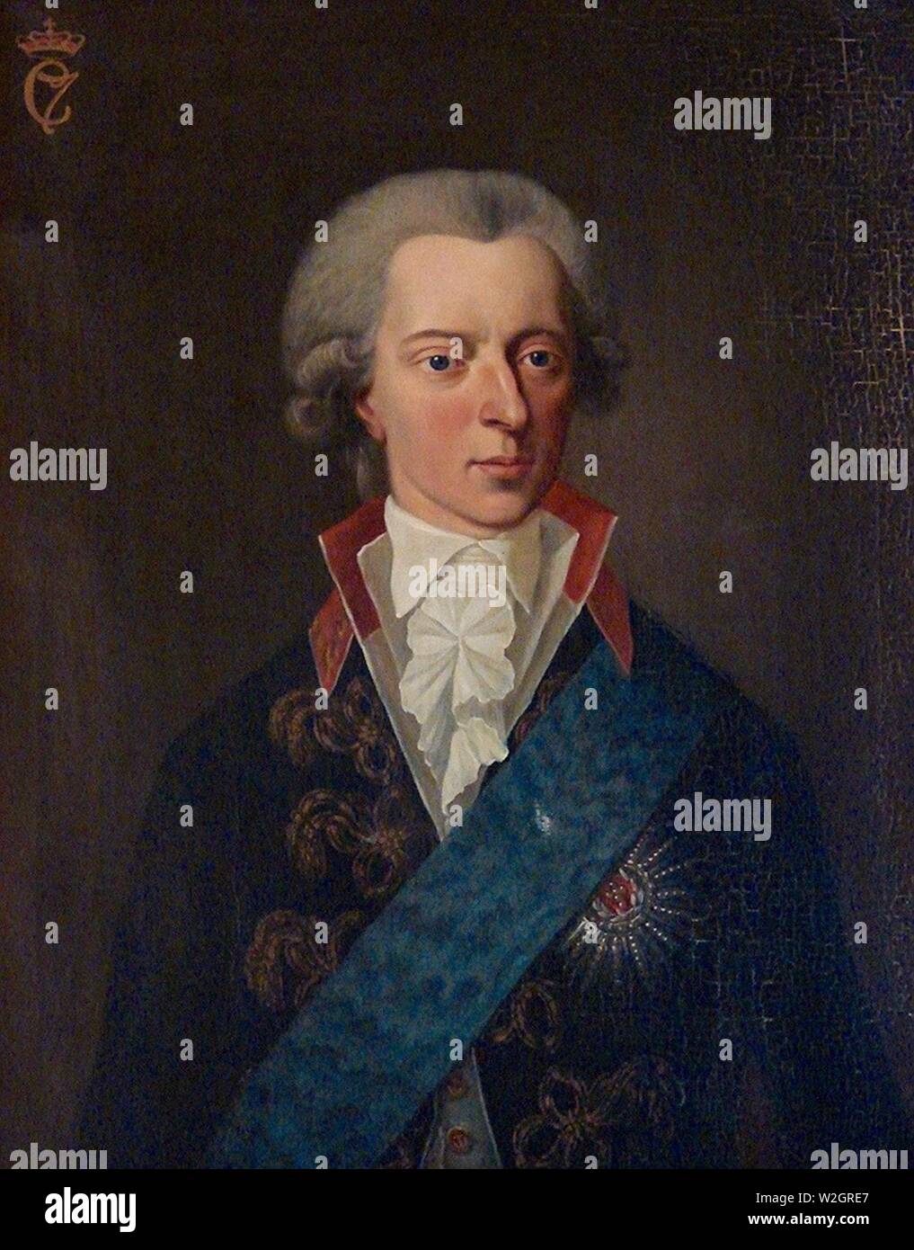 Christian VII af Danmark og Norge (Egeskov Slot Stock Photo - Alamy