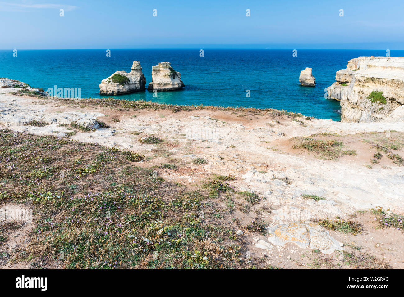 Salento, sea and enchanting beach. The two sisters, Torre dell'Orso ...