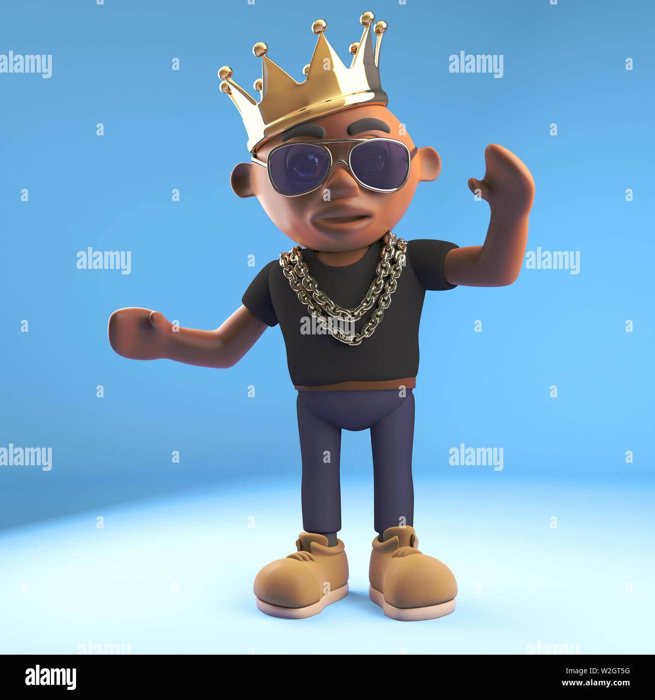 Gold crown rapper hi-res stock photography and images - Alamy