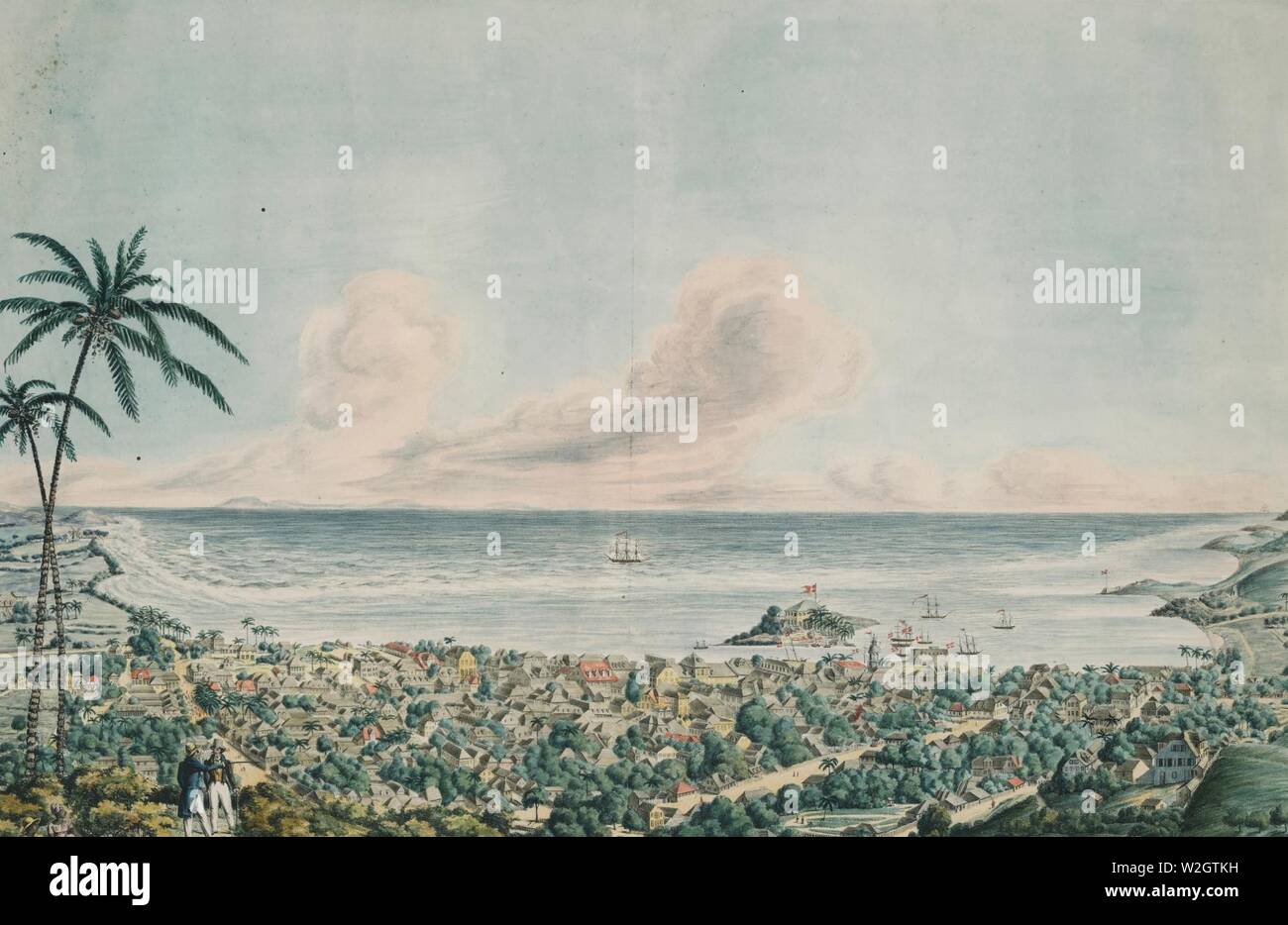 Christiansted seen from Peters Farm Stock Photo - Alamy