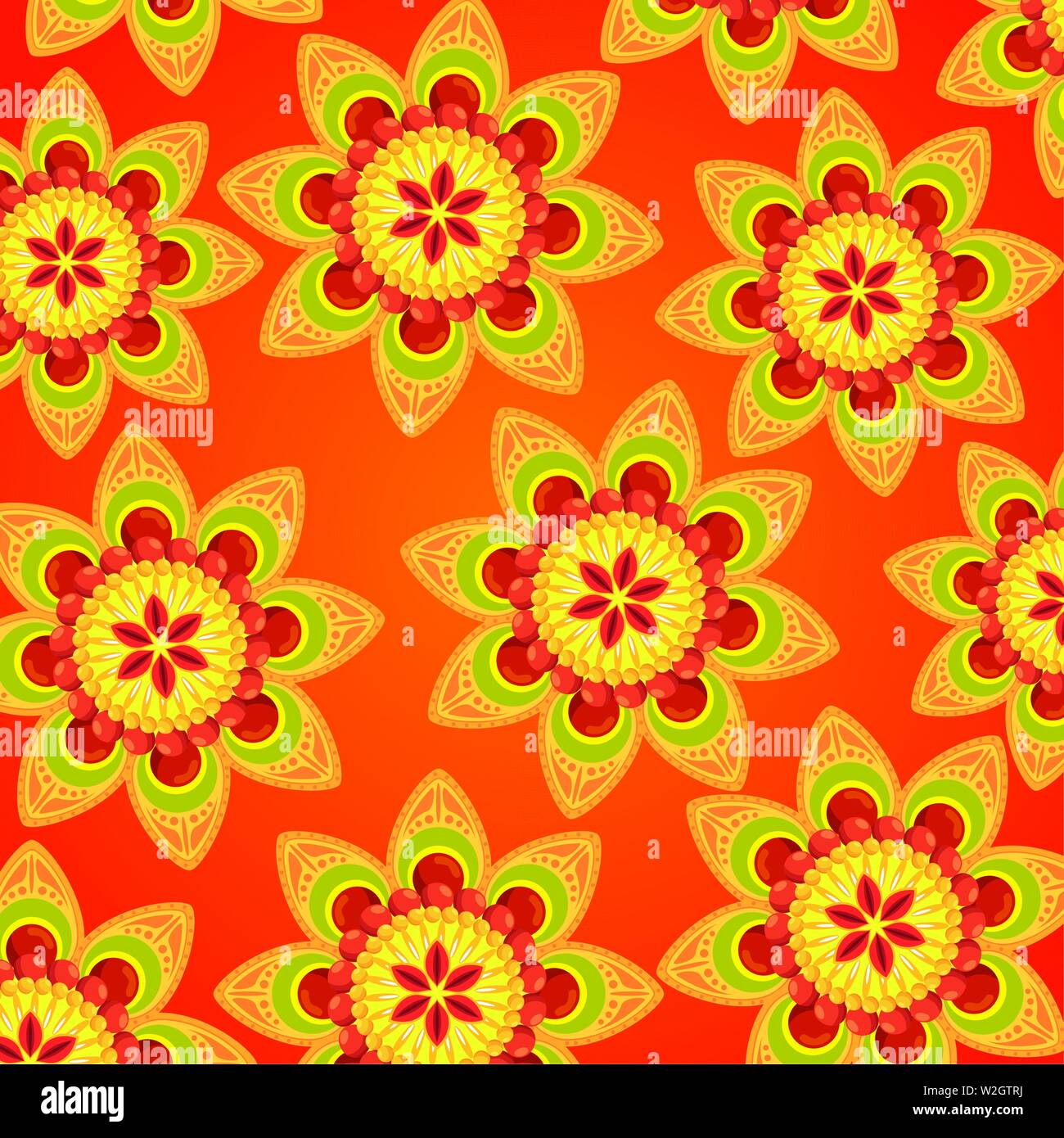 hindu flowers tradition decoration background Stock Vector Image & Art ...