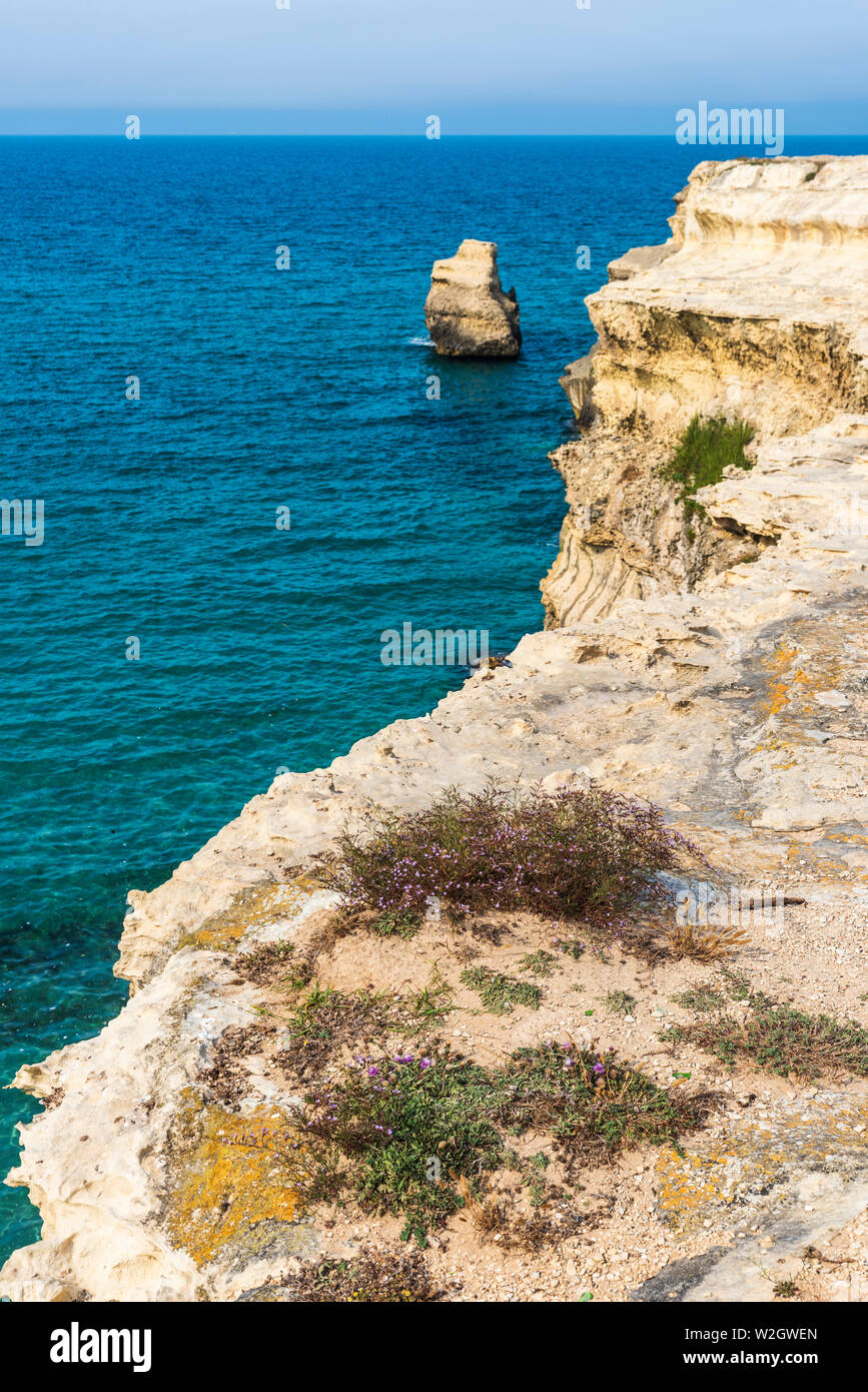 Salento, sea and enchanting beach. The two sisters, Torre dell'Orso ...