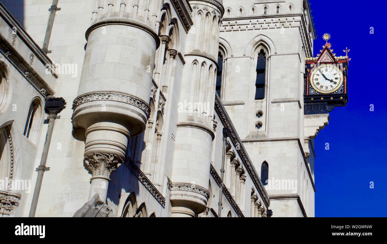 Royal Courts of Justice, Strand, City of Westminster,London, England ...