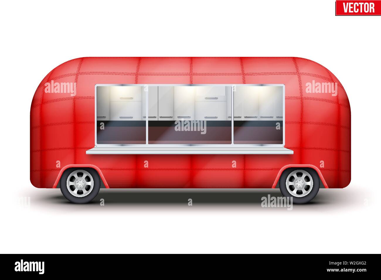 Truck trailer icon outline Stock Vector Images - Alamy