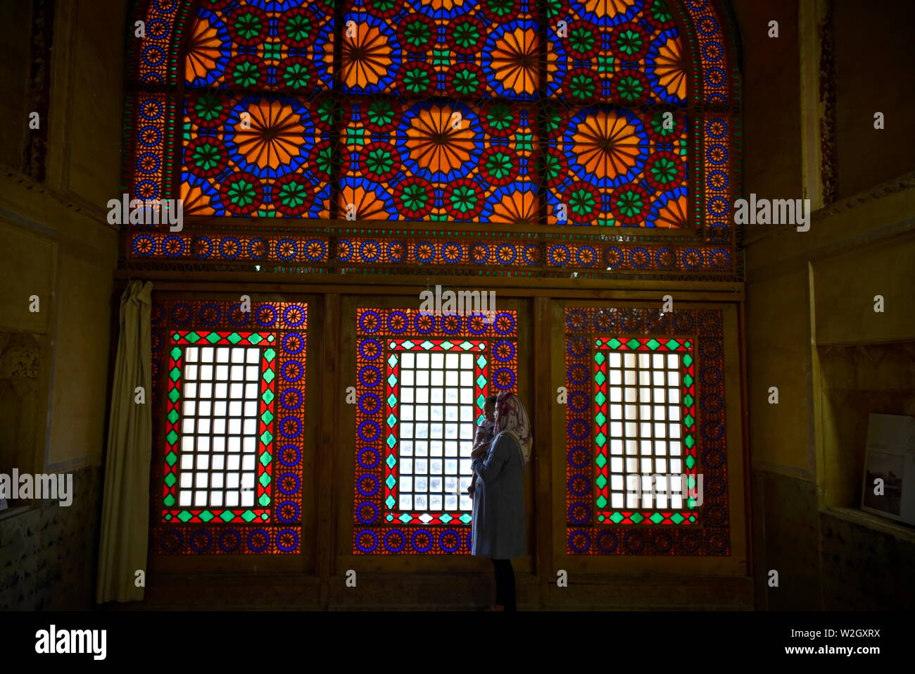 Arg of Karim Khan, Shiraz, Fars Province, Iran, June 23, 2019, Glass ...