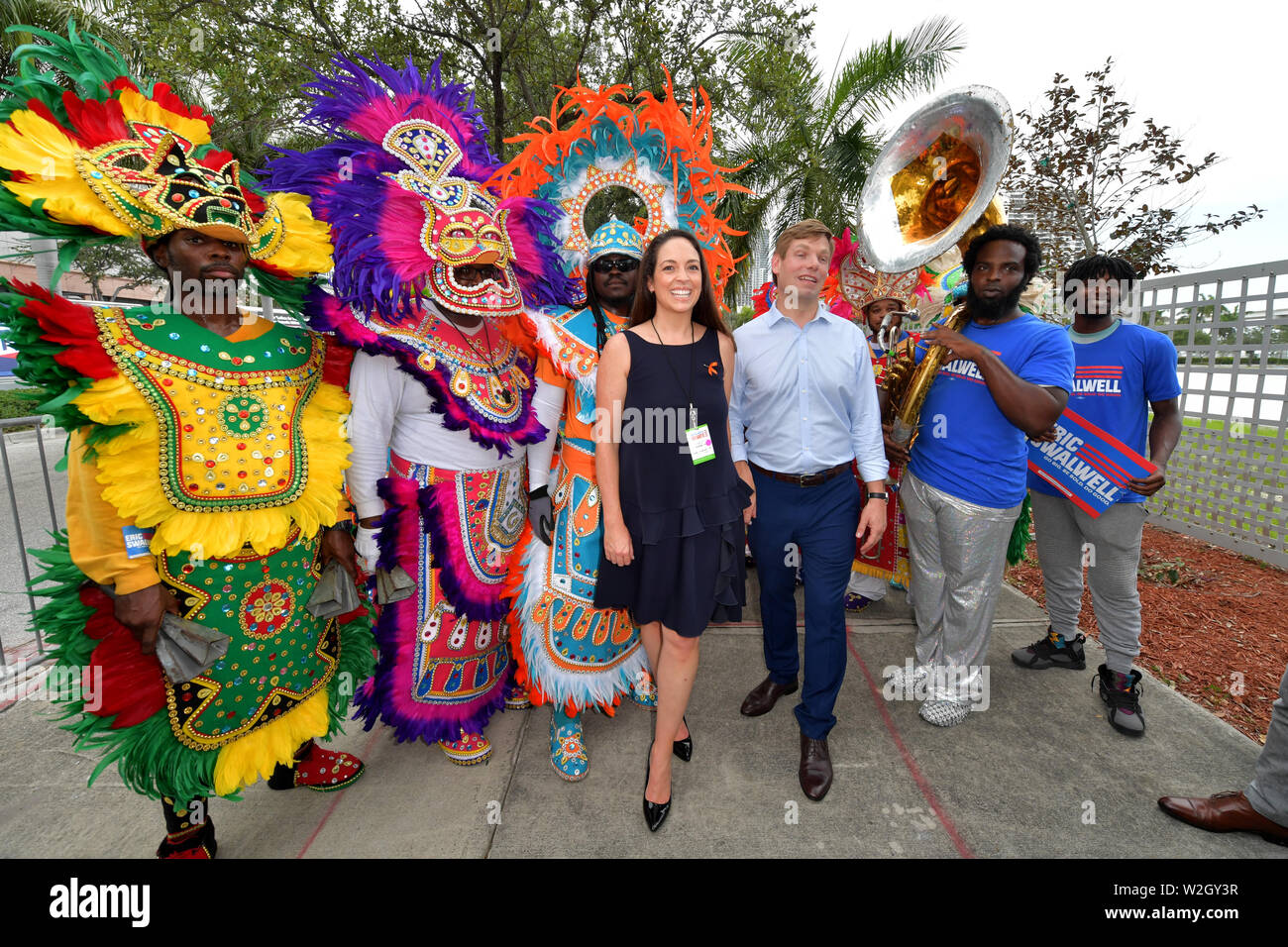 MIAMI, FLORIDA - JUNE 27: Eric Michael Swalwell Jr. is an American ...