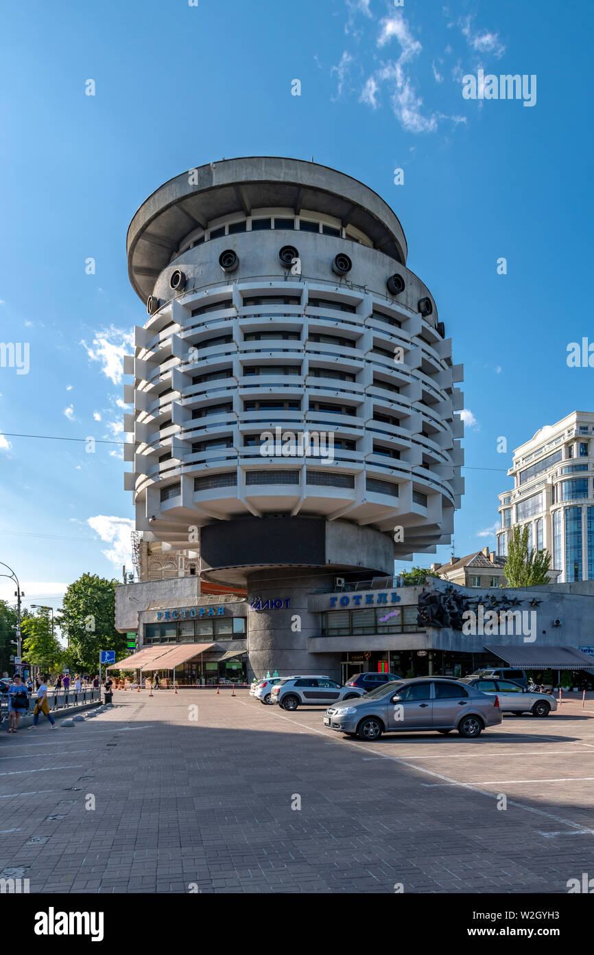 Hotel Salute, (Готель Салют), constructed by architect Abraham Miletsky ...