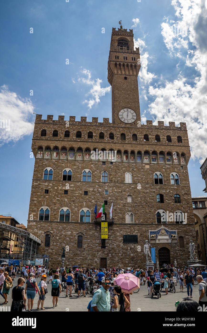 Palais Vecchio, Florence, Italy Stock Photo - Alamy