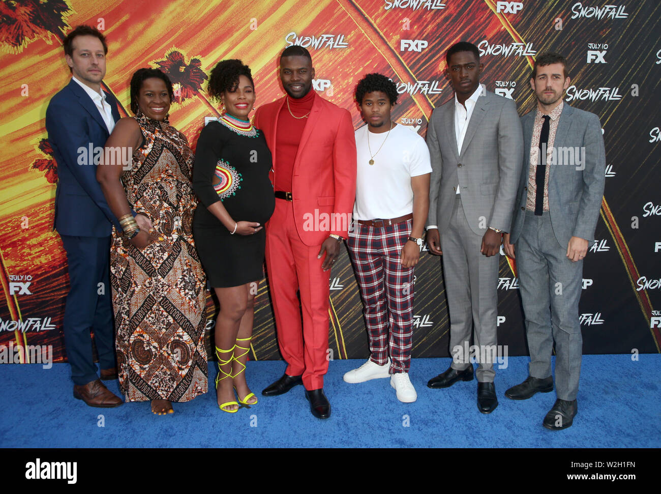 Los Angeles, Ca, USA. 8th July, 2019. Michael Hyatt, Angela Lewis, Amin ...