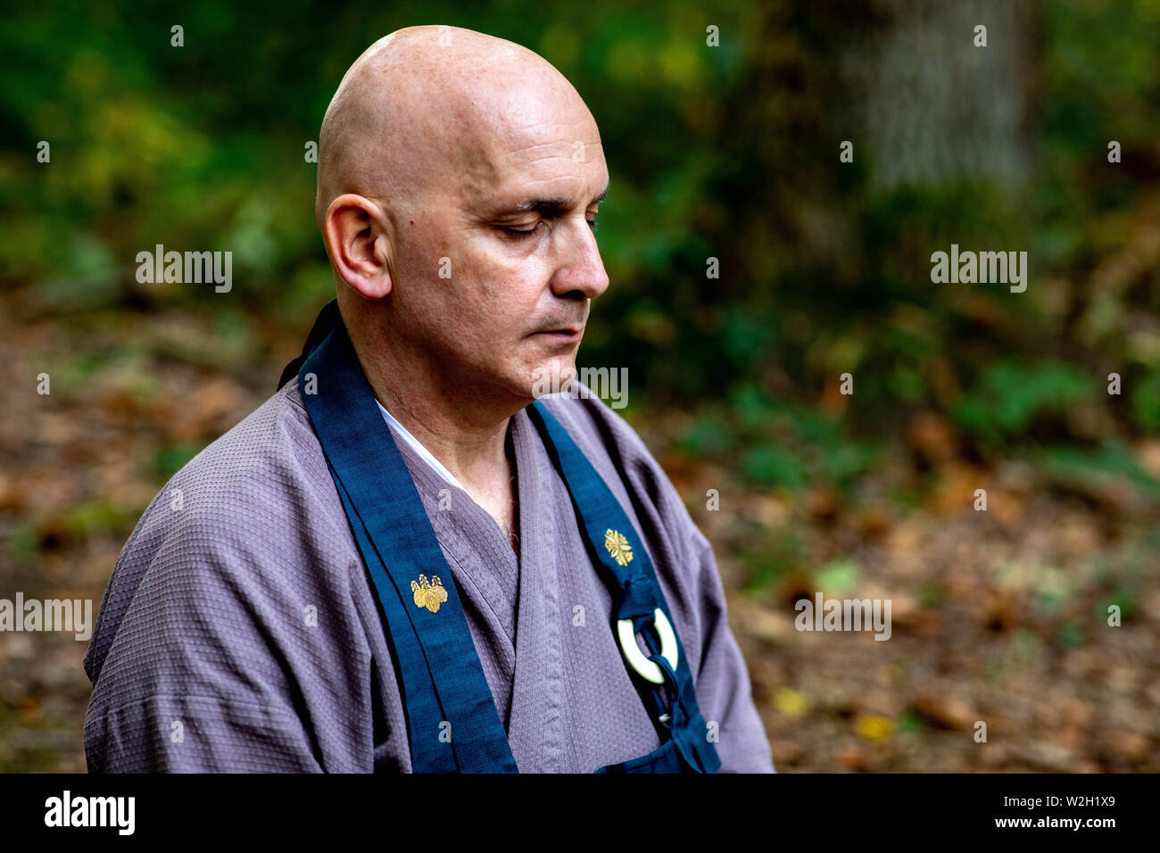 Zen sesshin (retreat) at La Trappe abbey, Soligny-la-Trappe, France ...