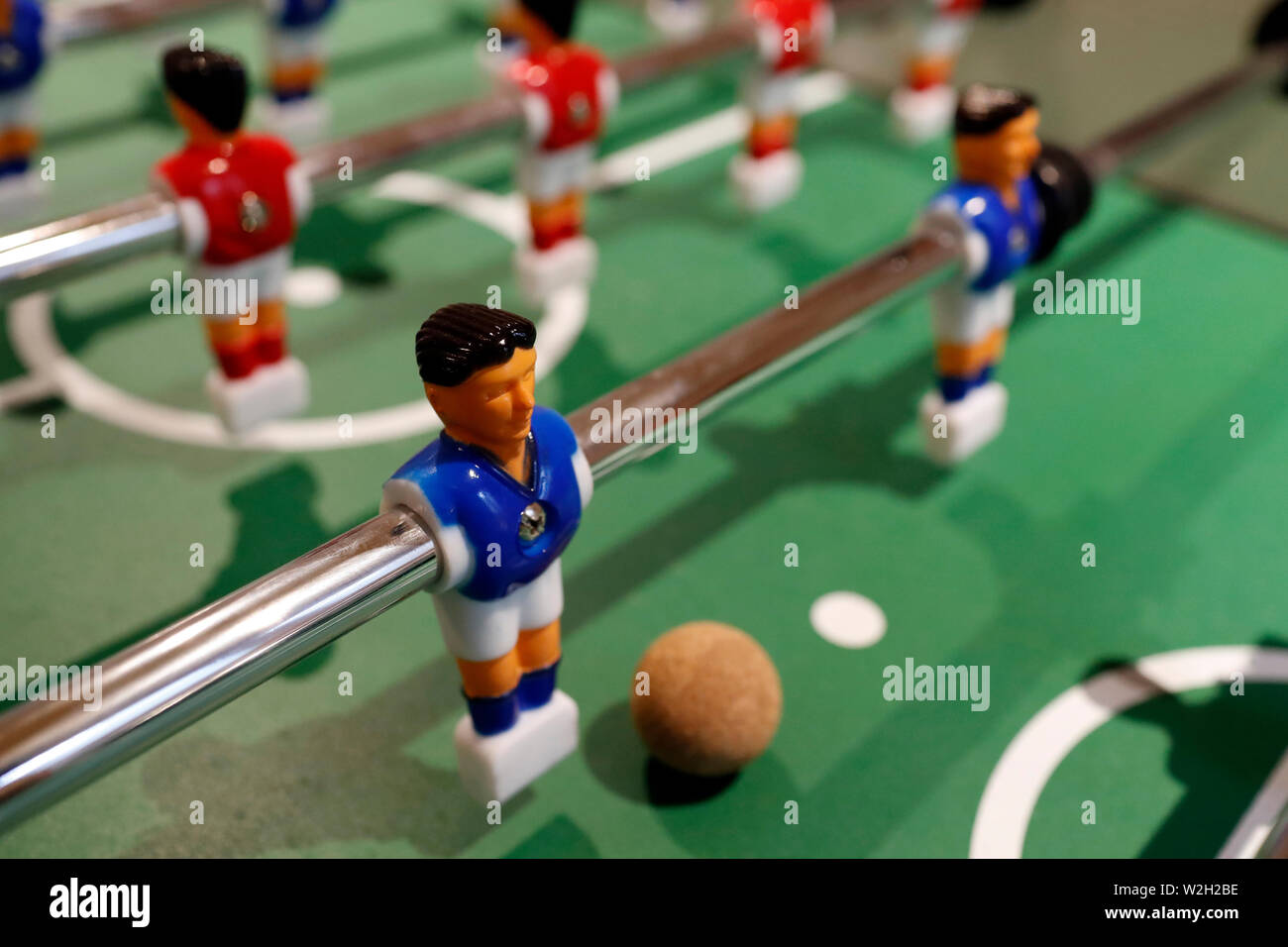 Babyfoot table. Game. France Stock Photo - Alamy