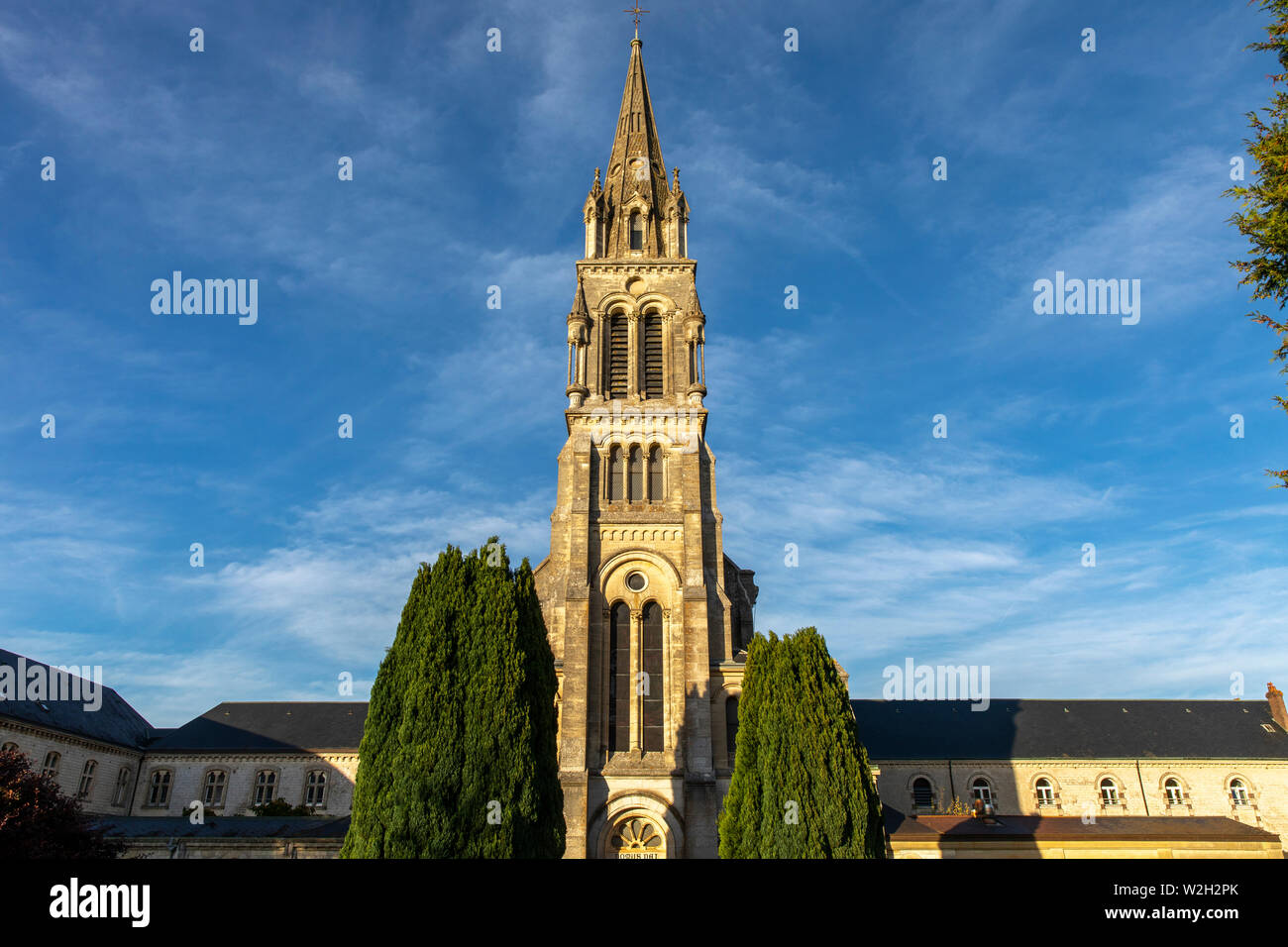 Notre-Dame de la Trappe trappist abbey, Soligny-la-Trappe, France Stock ...