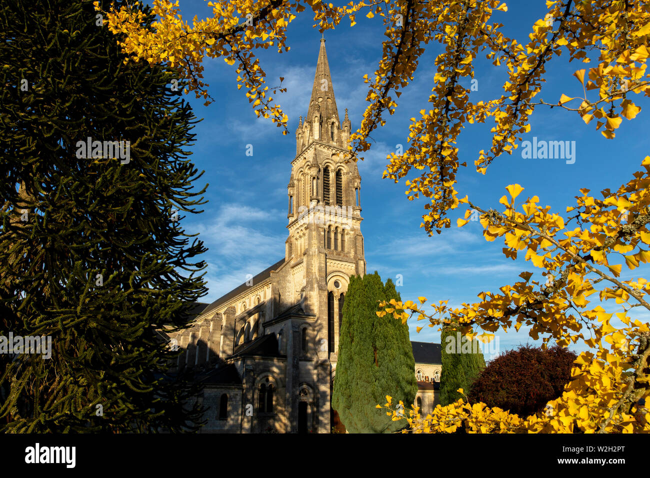 Notre-Dame de la Trappe trappist abbey, Soligny-la-Trappe, France Stock ...