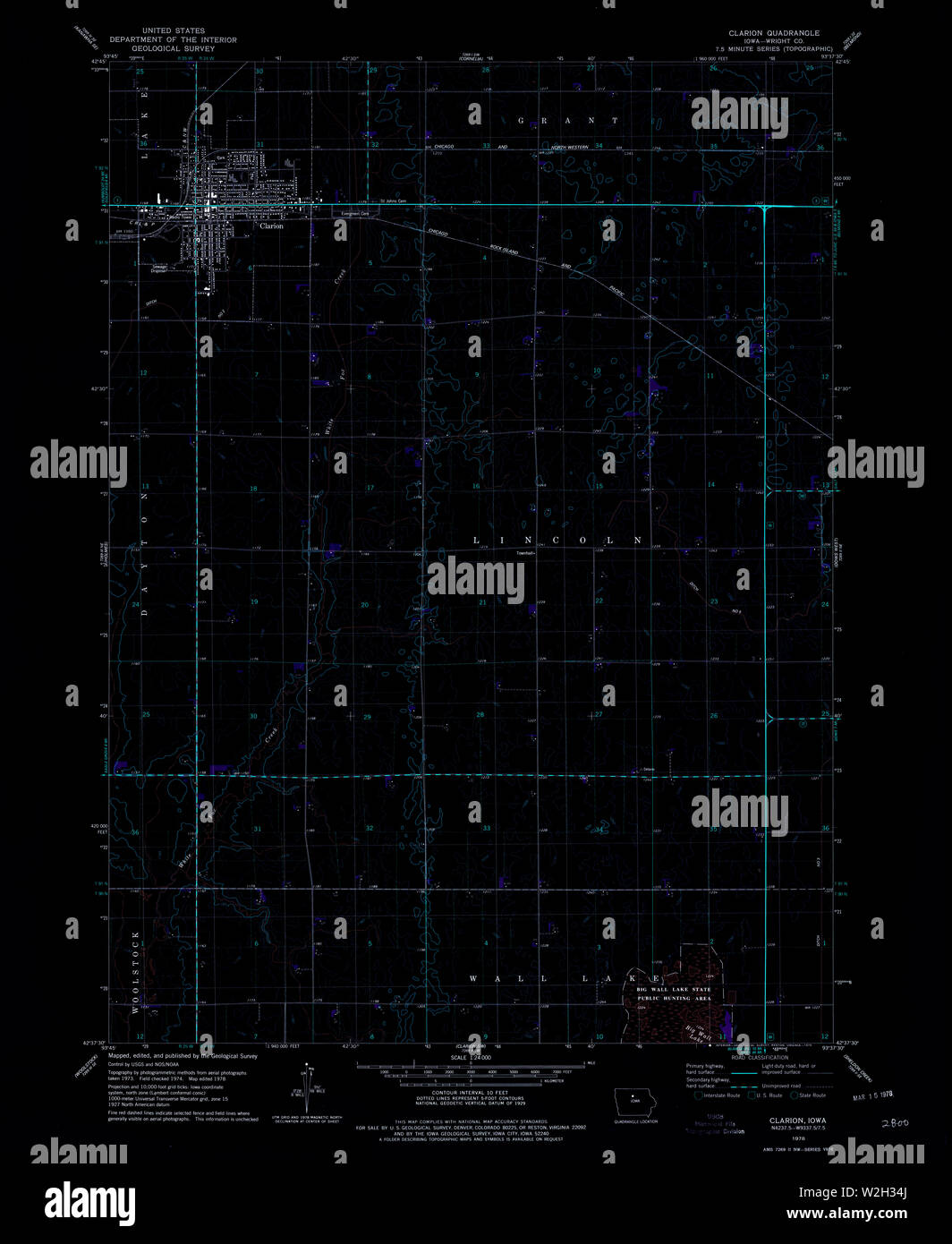 Map of clarion hi-res stock photography and images - Alamy