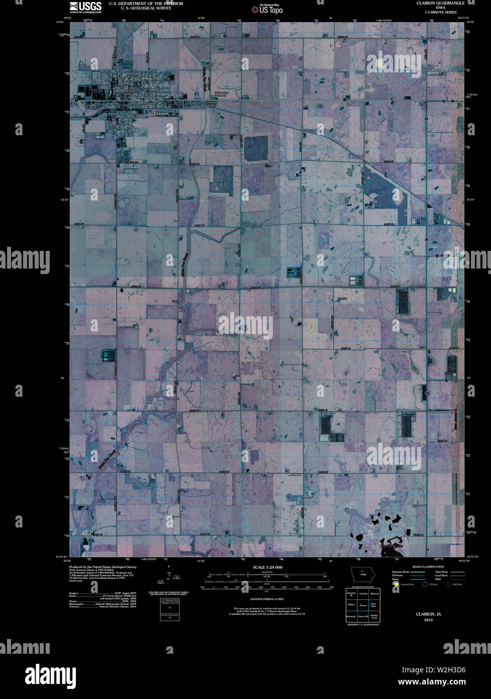 Map of clarion hi-res stock photography and images - Alamy