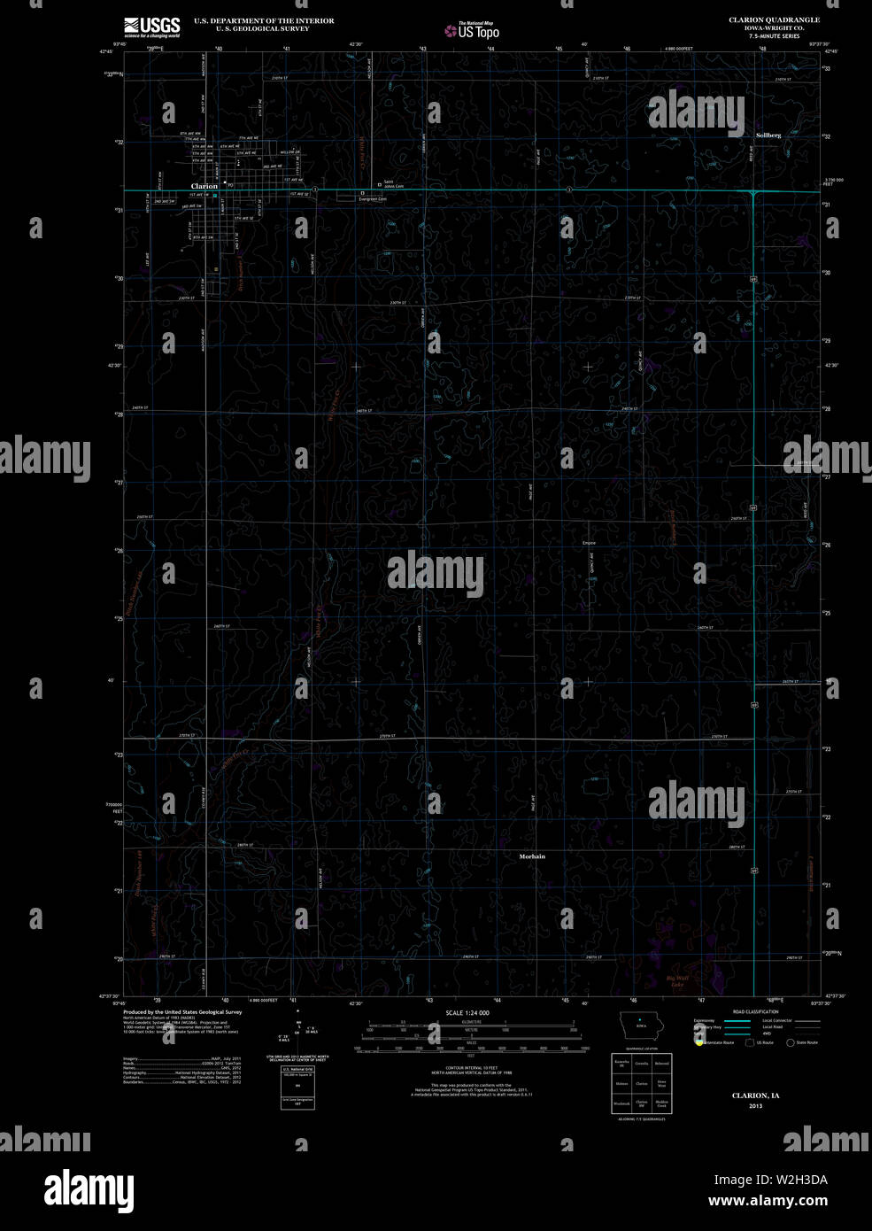 Map of clarion hi-res stock photography and images - Alamy
