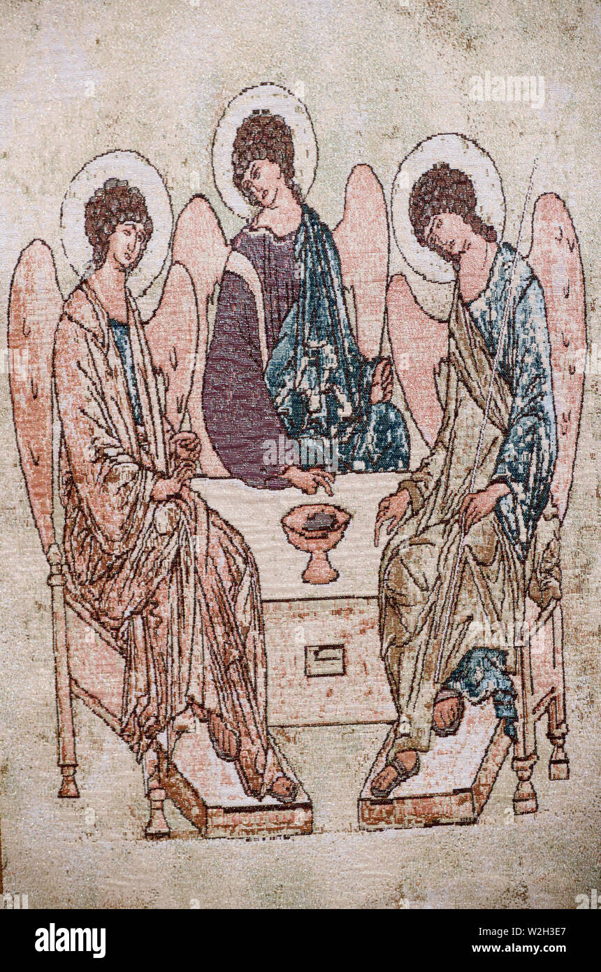 Santa Maria di Nazareth catholic church. The Trinity of Abraham. Venice ...