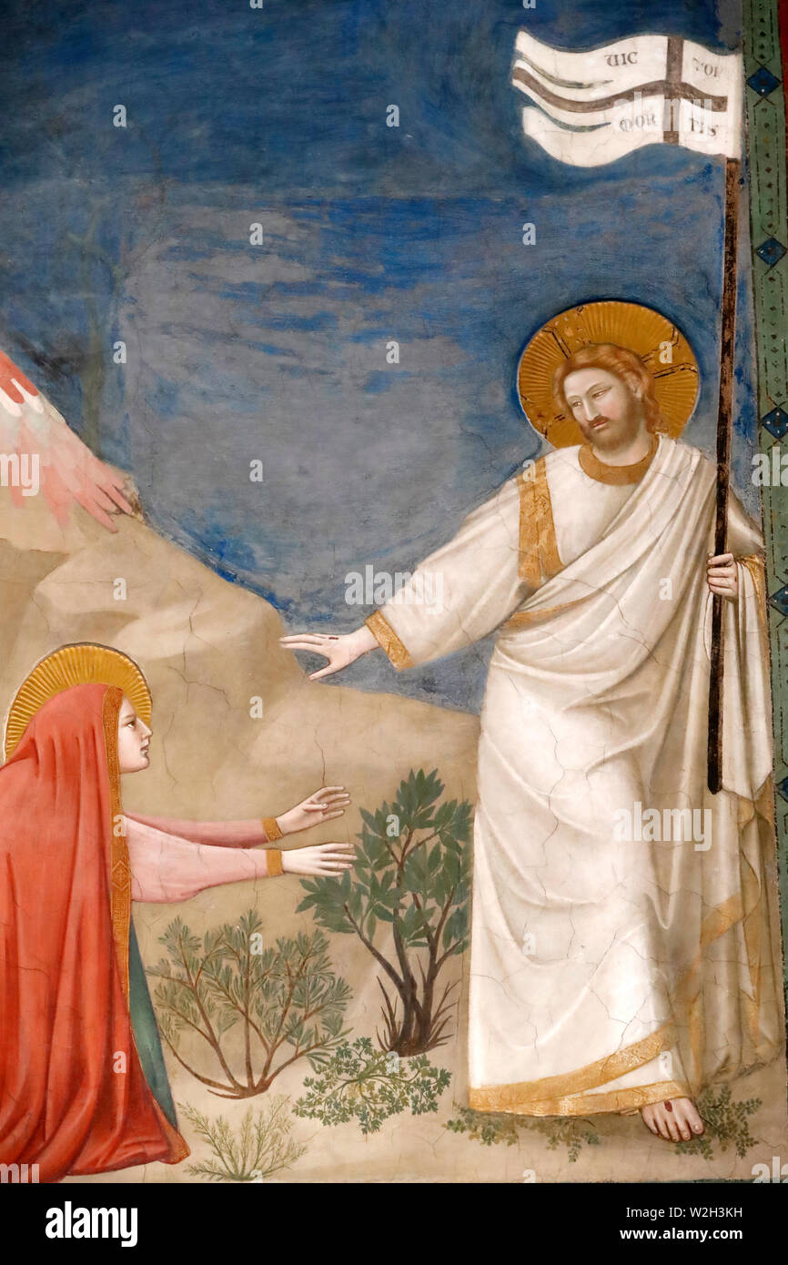 The Scrovegni Chapel. Fresco by Giotto, 14 th century. The Resurrection ...