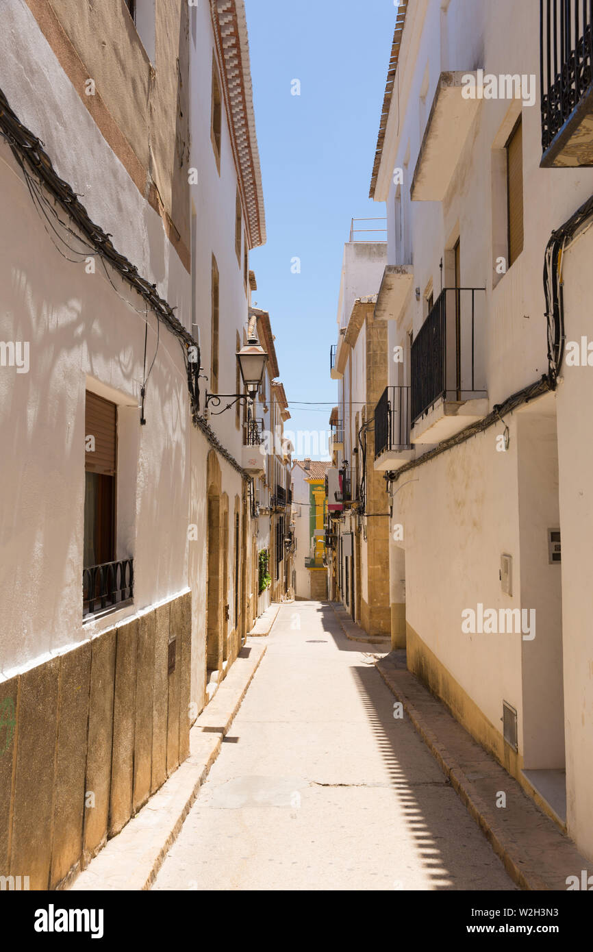 Old town javea costa blanca hi-res stock photography and images - Alamy