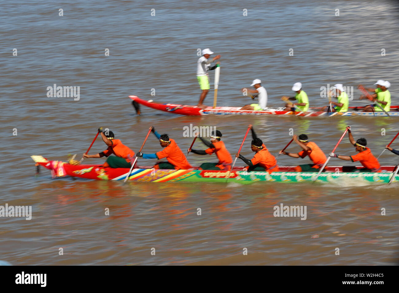 Bon om touk water festival on the tonle sap river hi-res stock ...