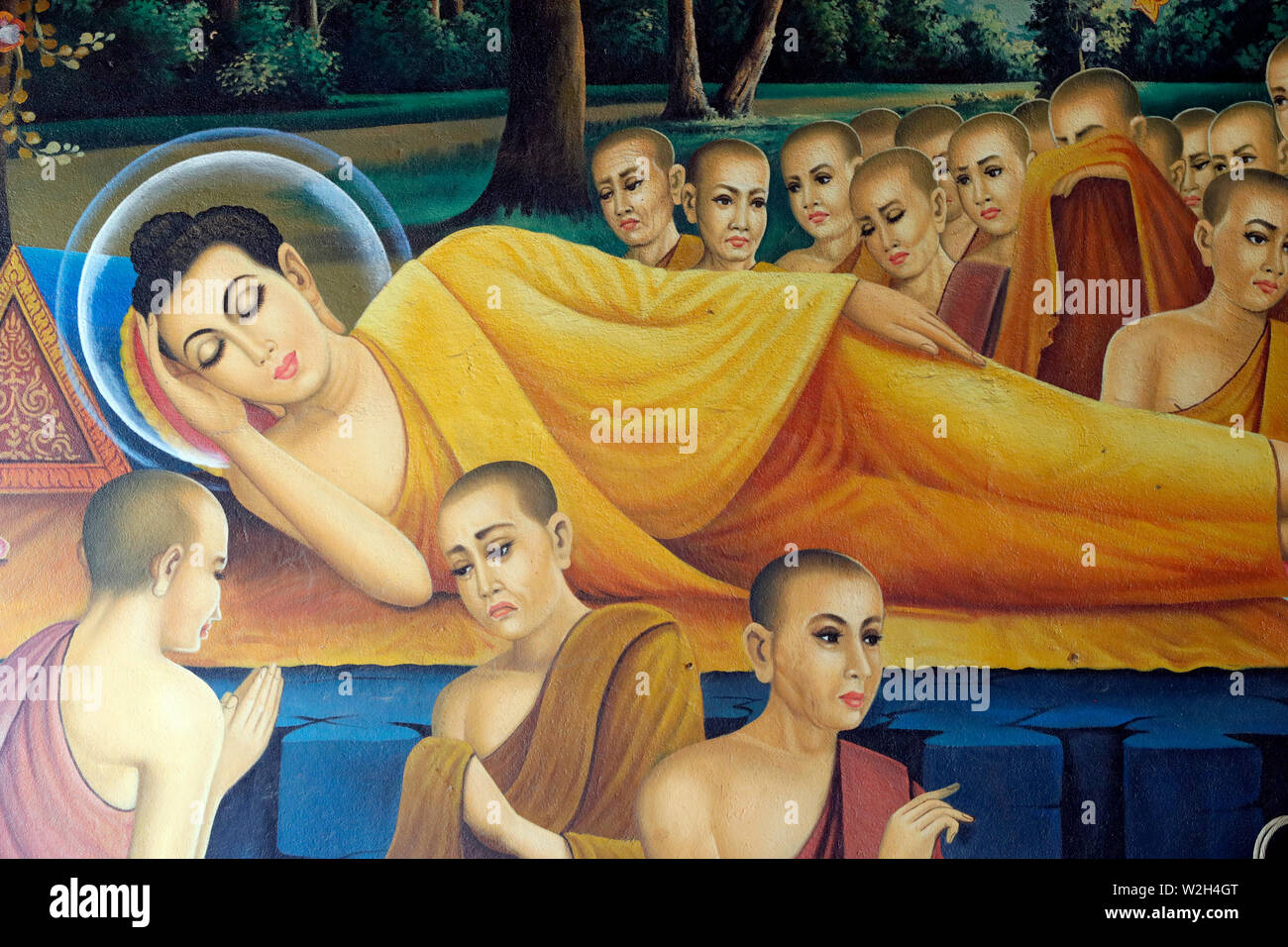 Mahaparinirvana hi-res stock photography and images - Alamy