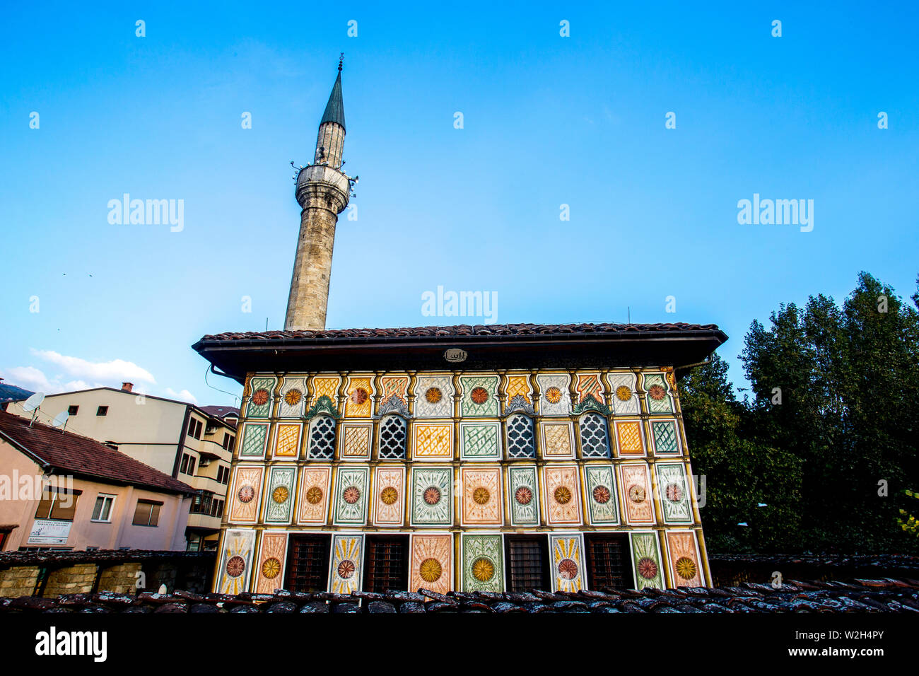 Pasha mosque, the painted mosque of Tetovo, Republic of Macedonia Stock ...
