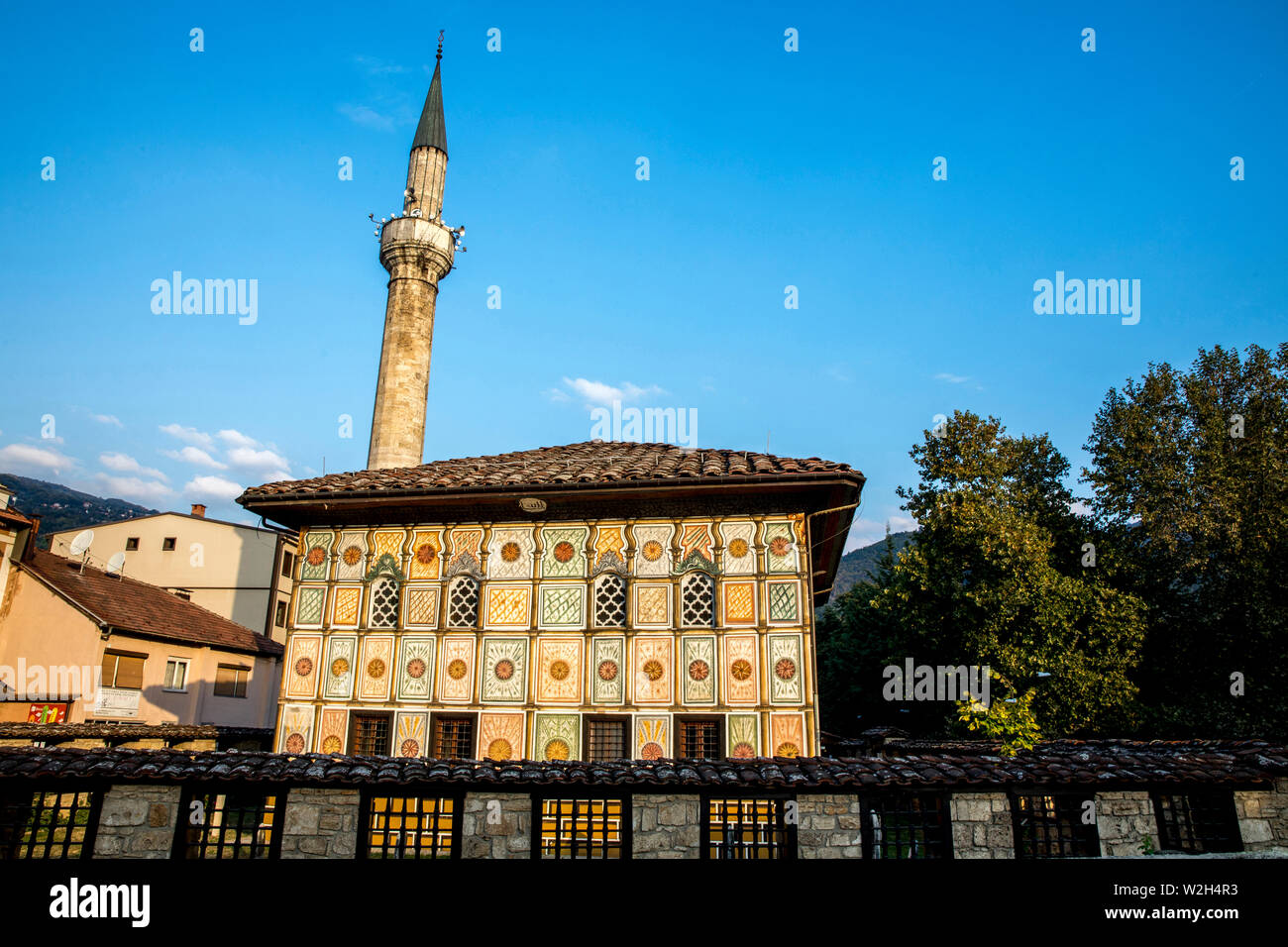 Pasha mosque, the painted mosque of Tetovo, Republic of Macedonia Stock ...