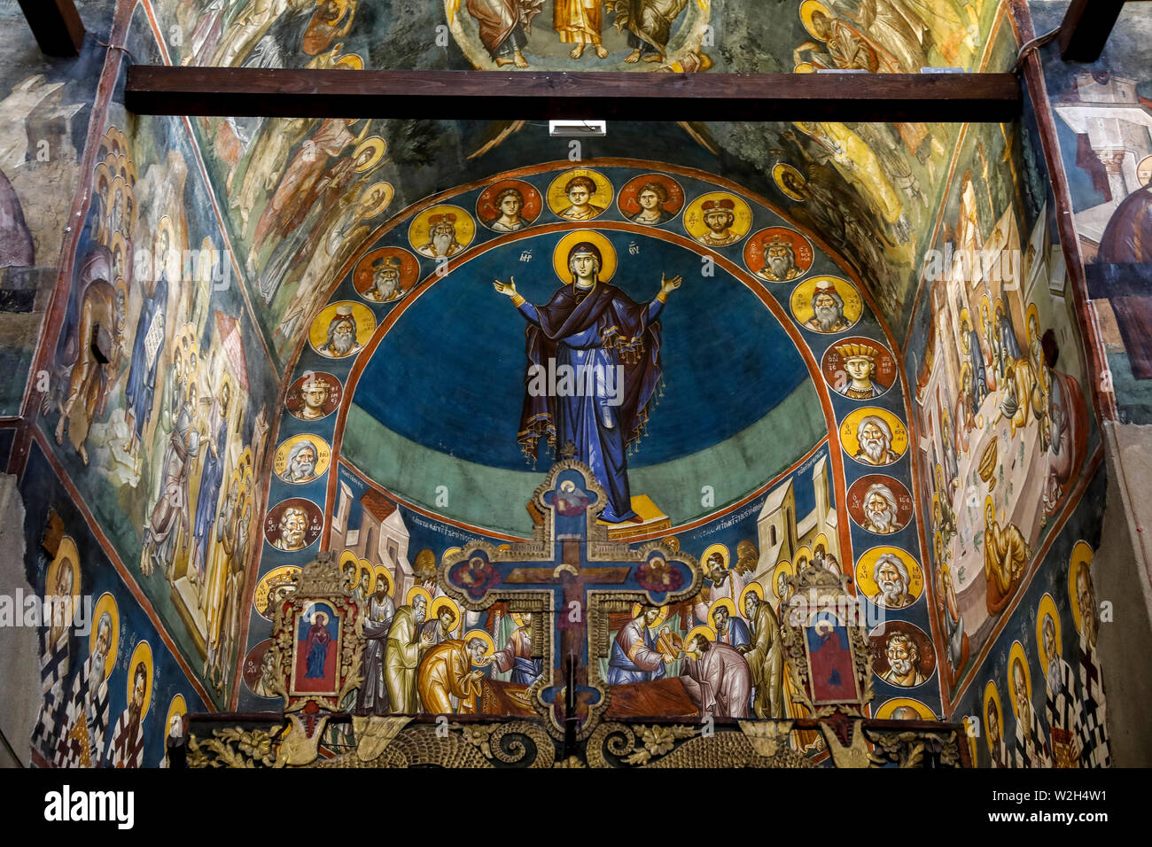 Mother of God Peribleptos church, Ohrid, Macedonia Stock Photo - Alamy