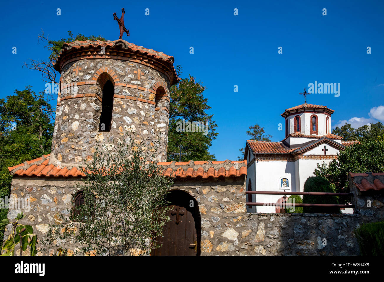 Saint Naum monastery complex, Sveti Naum, Republic of Macedonia. Saint ...