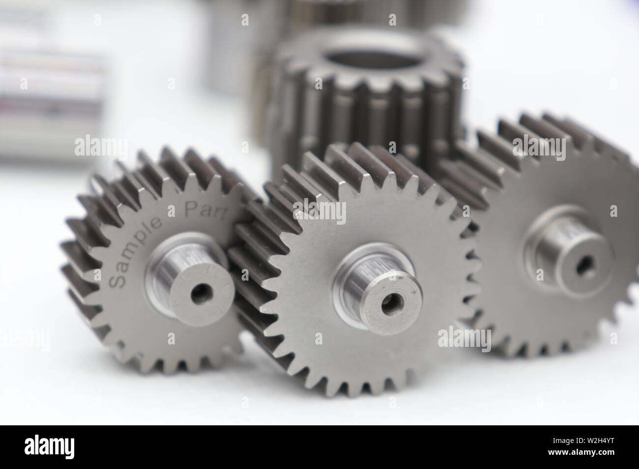 Industrial gear spare parts for heavy machine ; close up Stock Photo ...