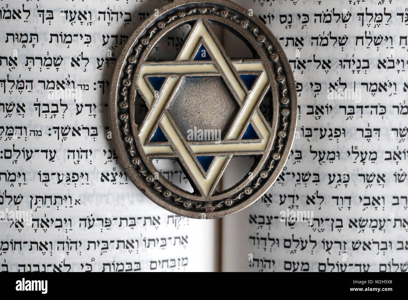 Torah and Star of David. Two symbols of judaism Stock Photo - Alamy