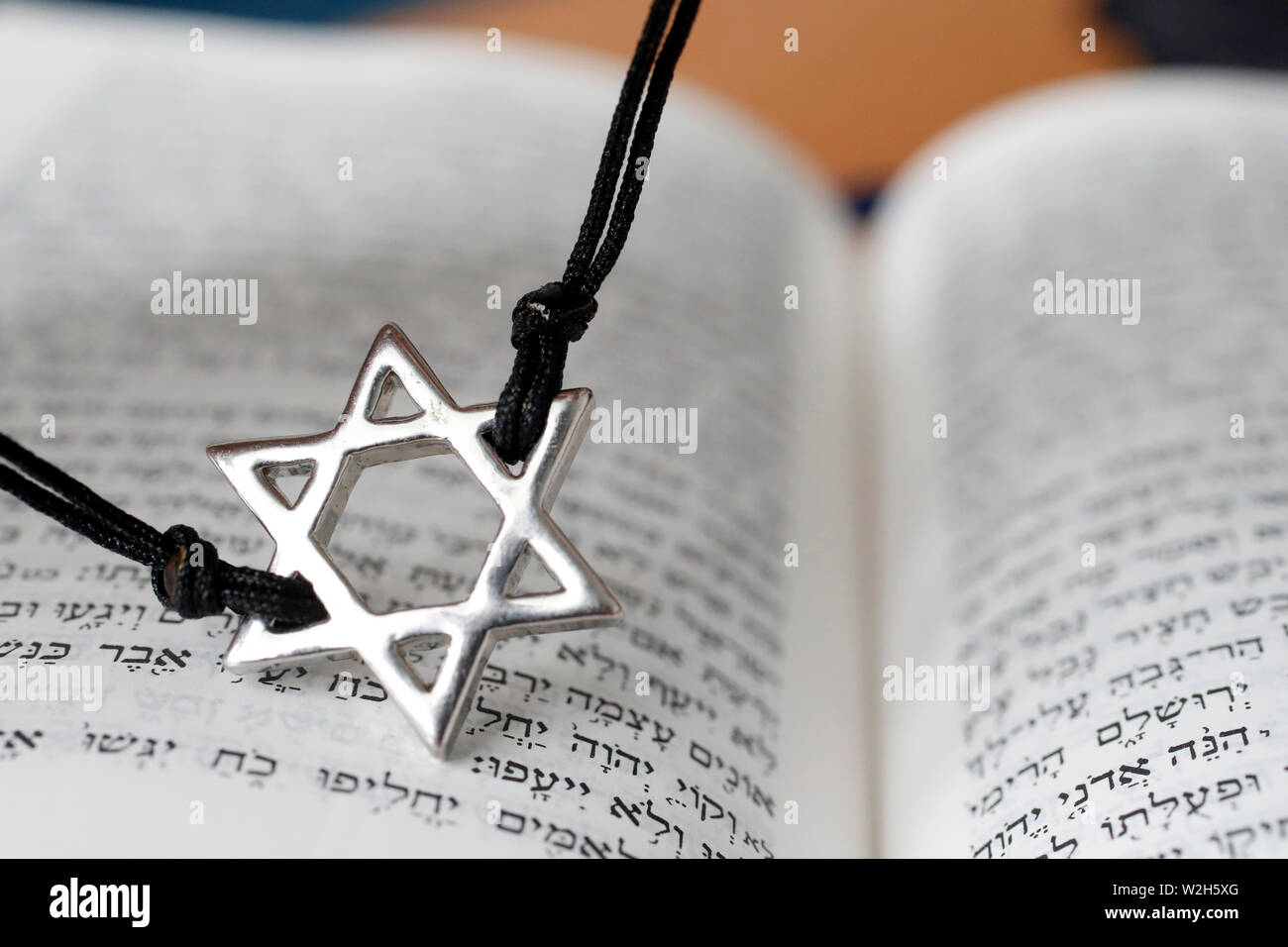 Torah and Star of David. Two symbols of judaism Stock Photo - Alamy